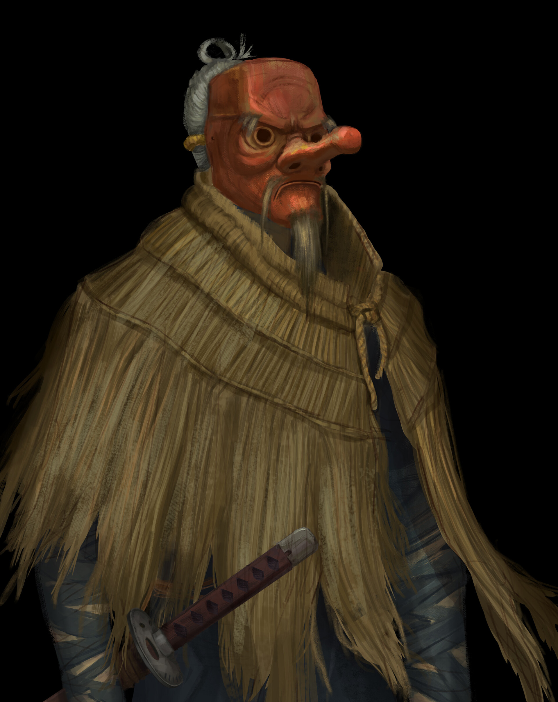 ArtStation - Tengu Samurai