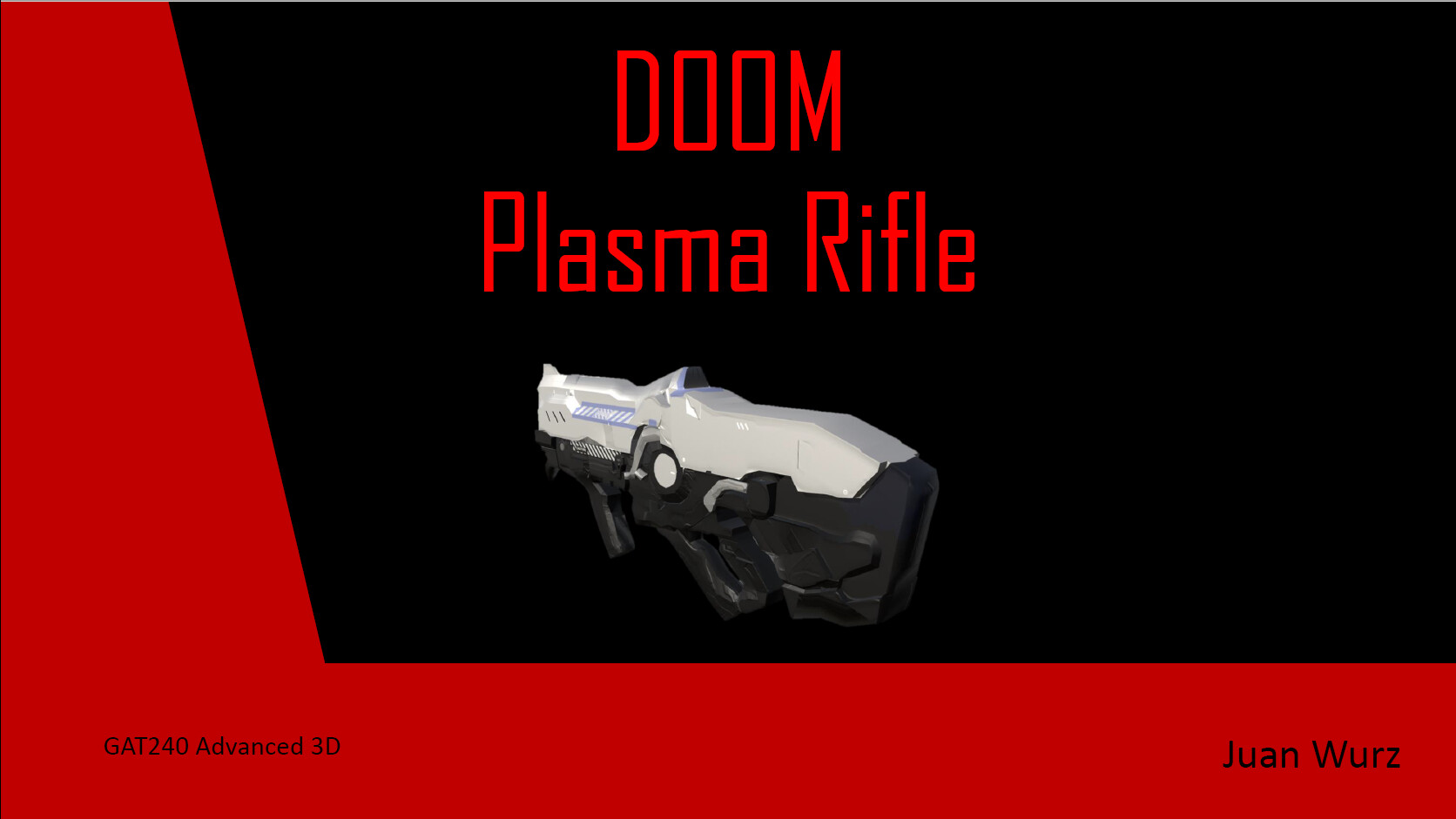 ArtStation - 3D Doom Plasma RIfe