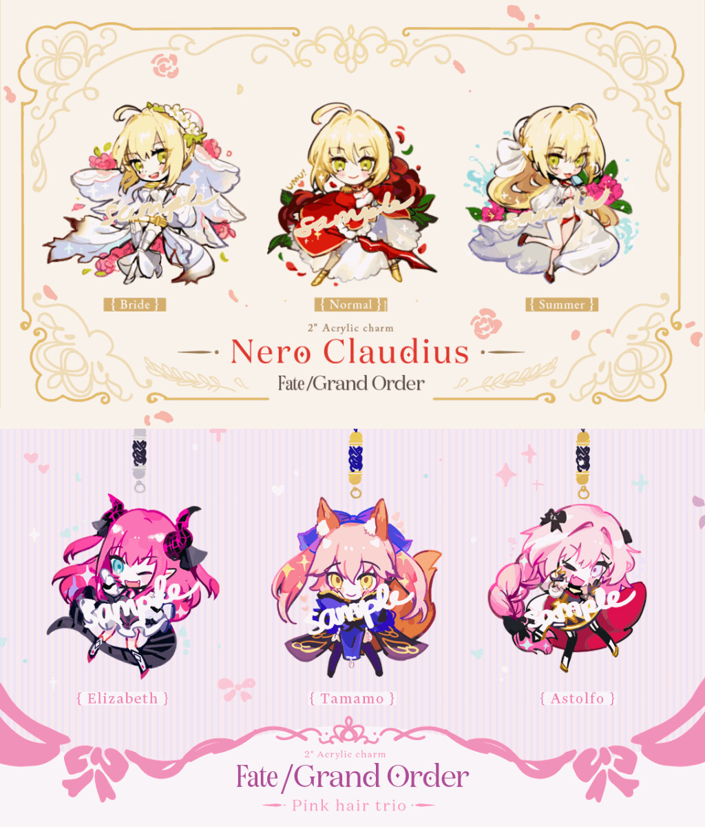 ArtStation - Fate/Grand Order Charms