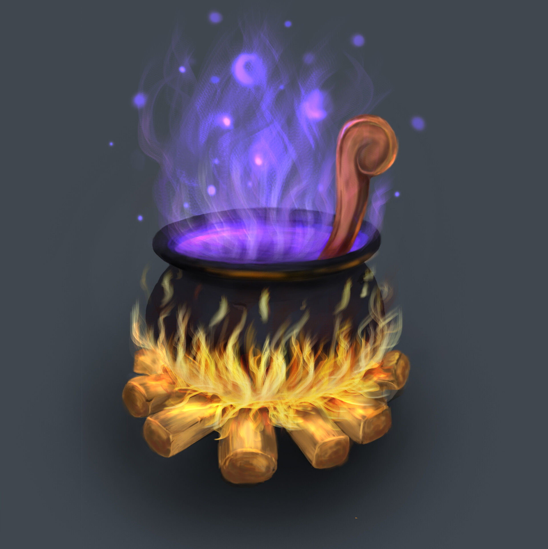 ArtStation - Magic Witch Cauldron