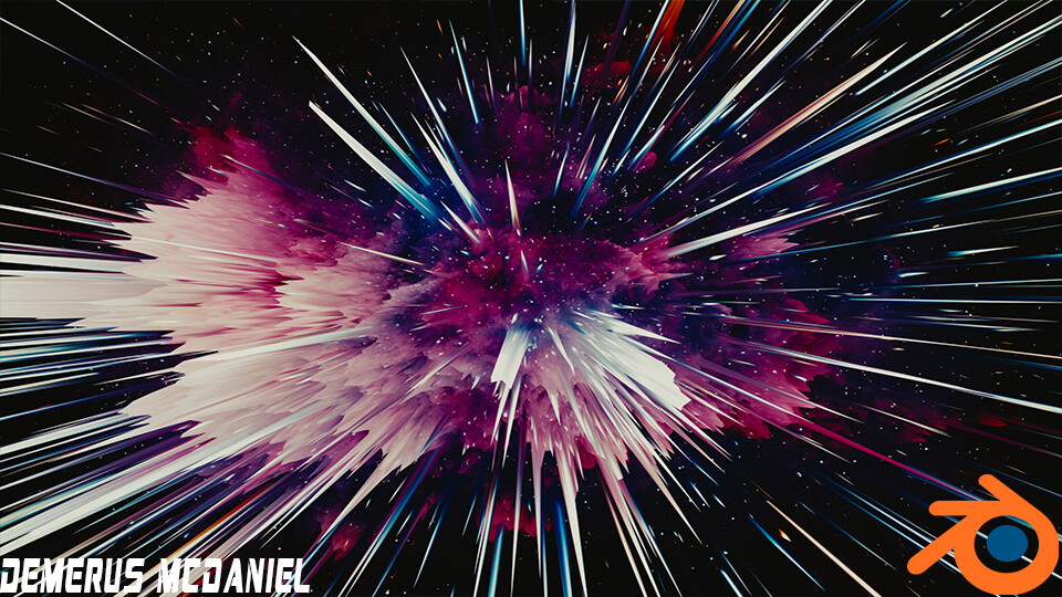 ArtStation - Color Burst Displacement