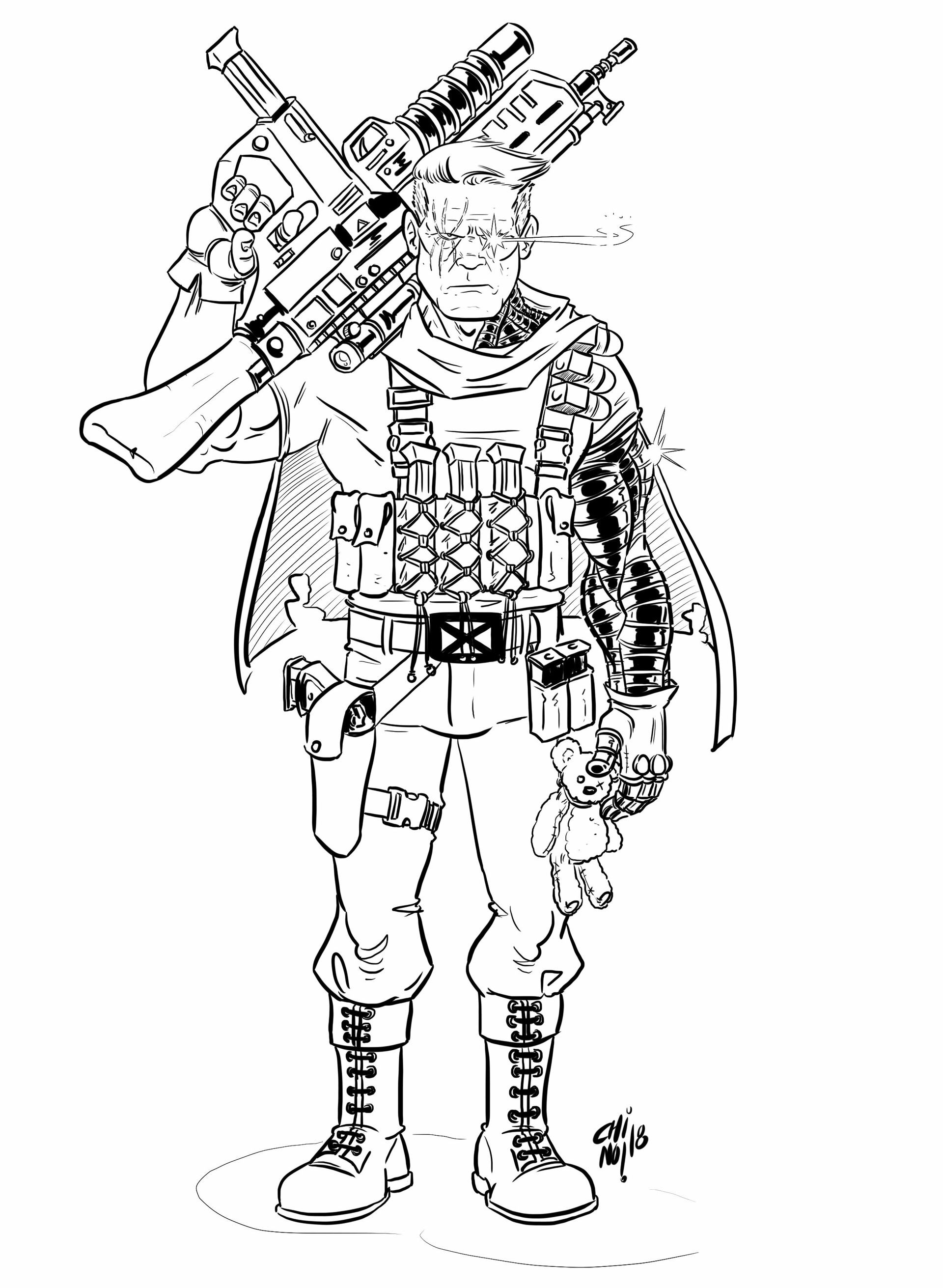 ArtStation - Cable from Deadpool