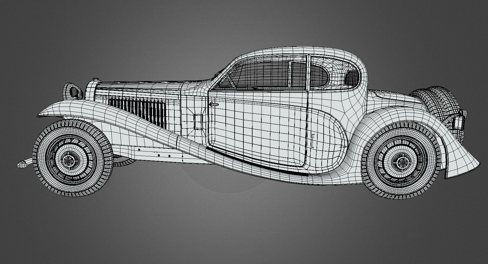 Karlijn Koning - Bugatti 50T Oldtimer car