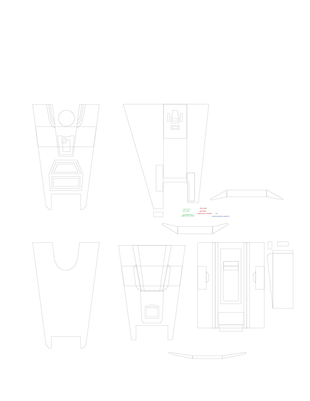 Gabriel Toscano - Borderlands Claptrap Template Schematics Commission