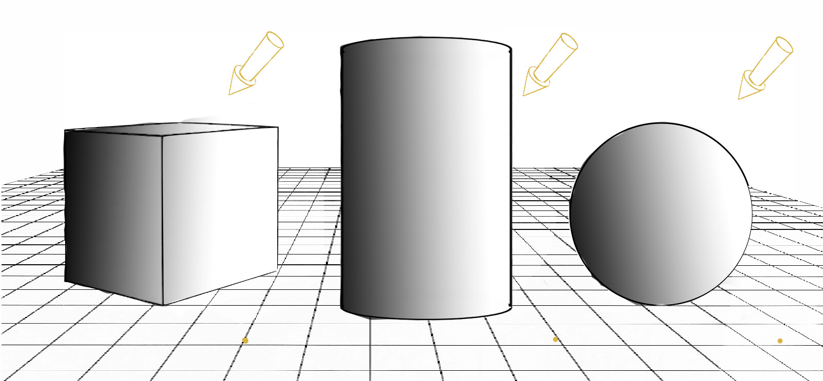 ArtStation - 2D Practise Shading study