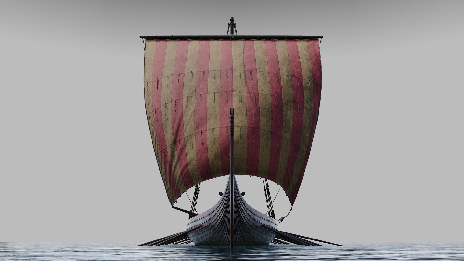 ArtStation - Viking ship - Gokstad
