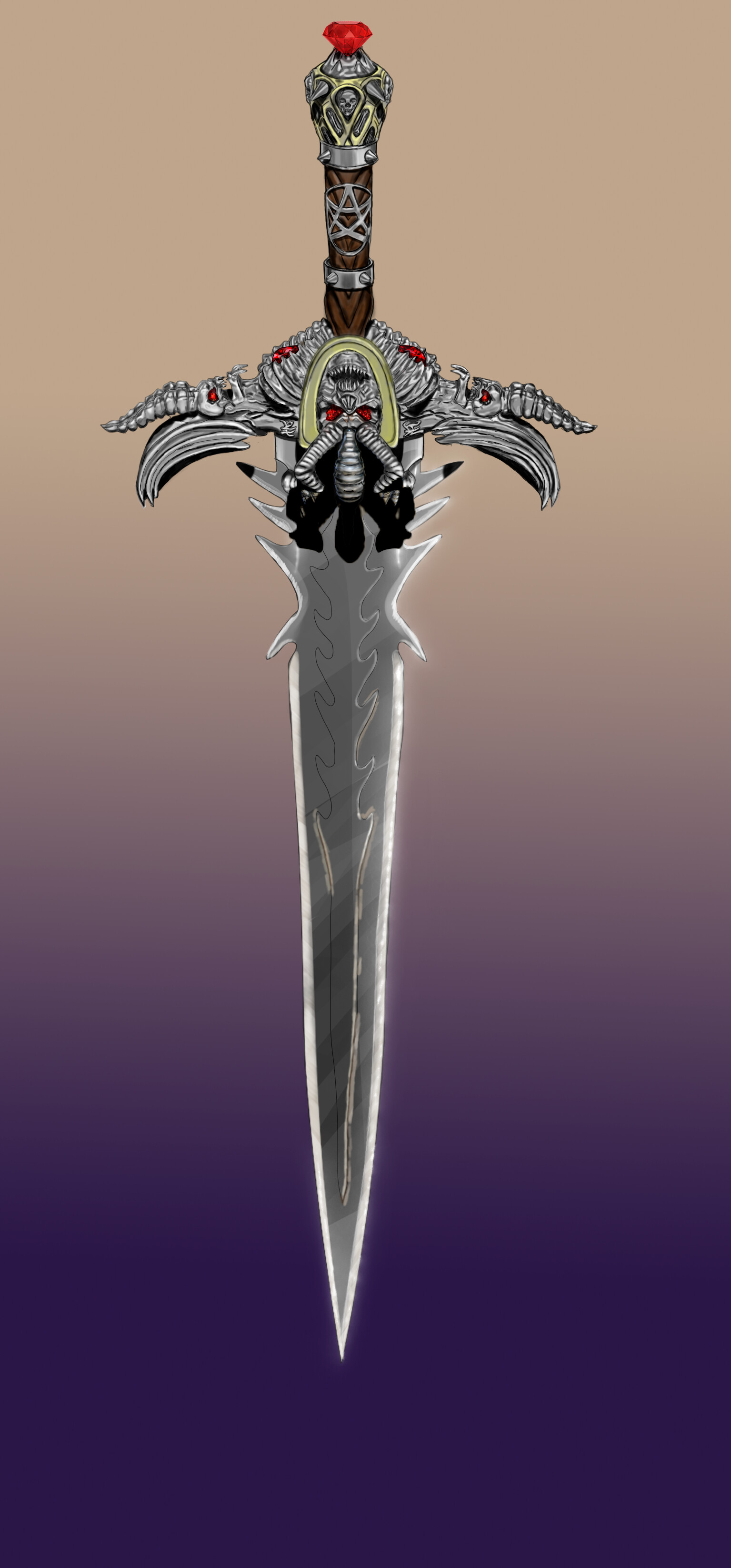 ArtStation - Demonic sword