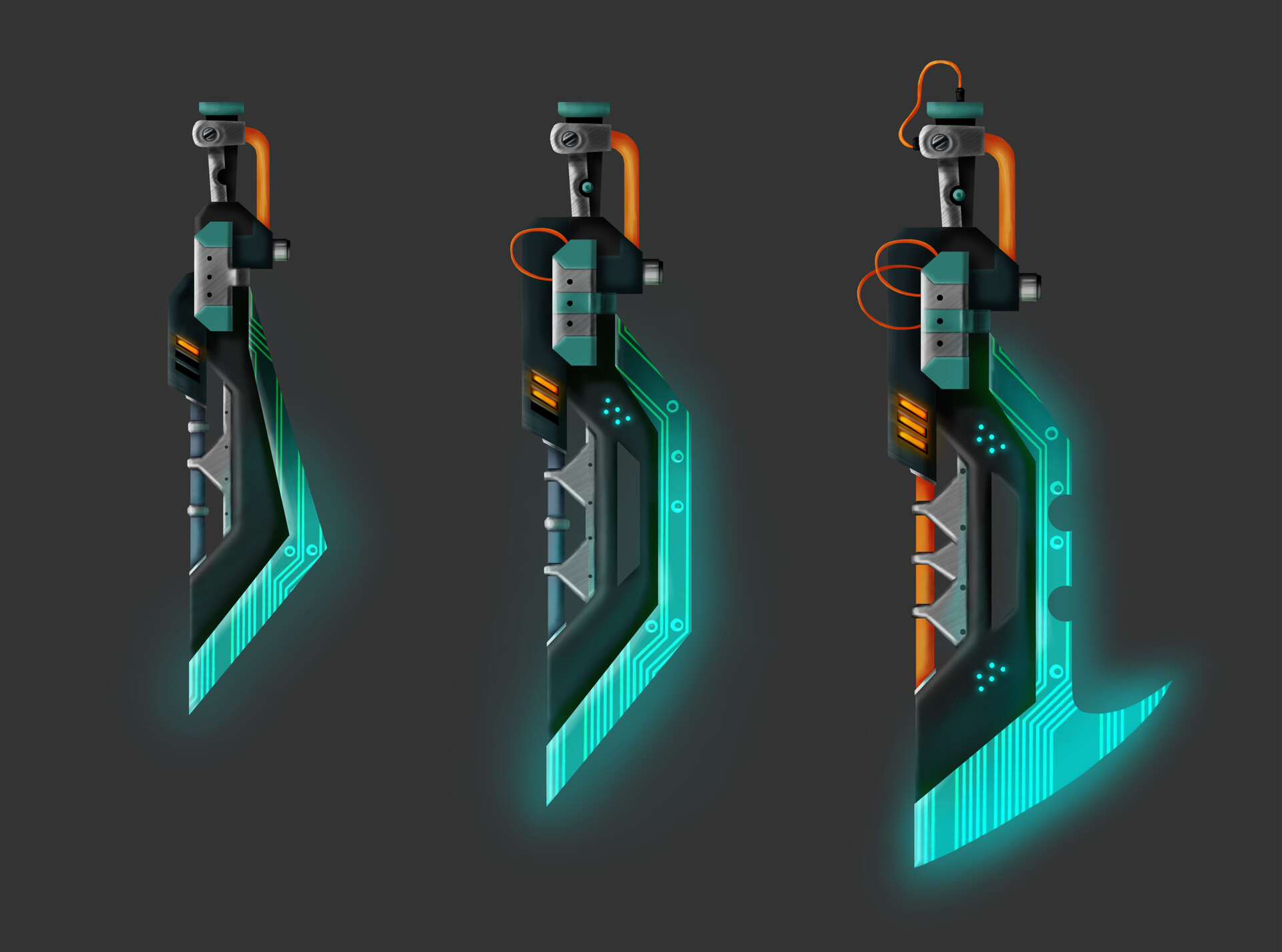 ArtStation - Sci-fi sword