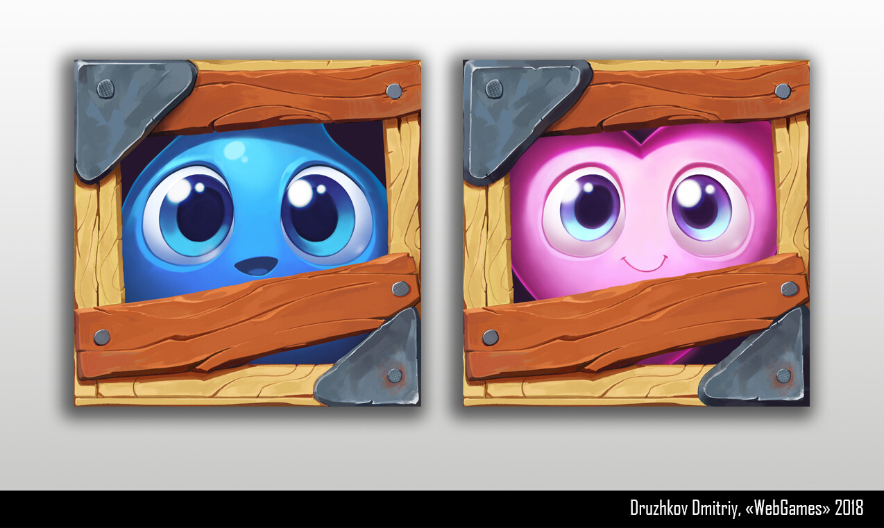 ArtStation - Match-3 icons 2018