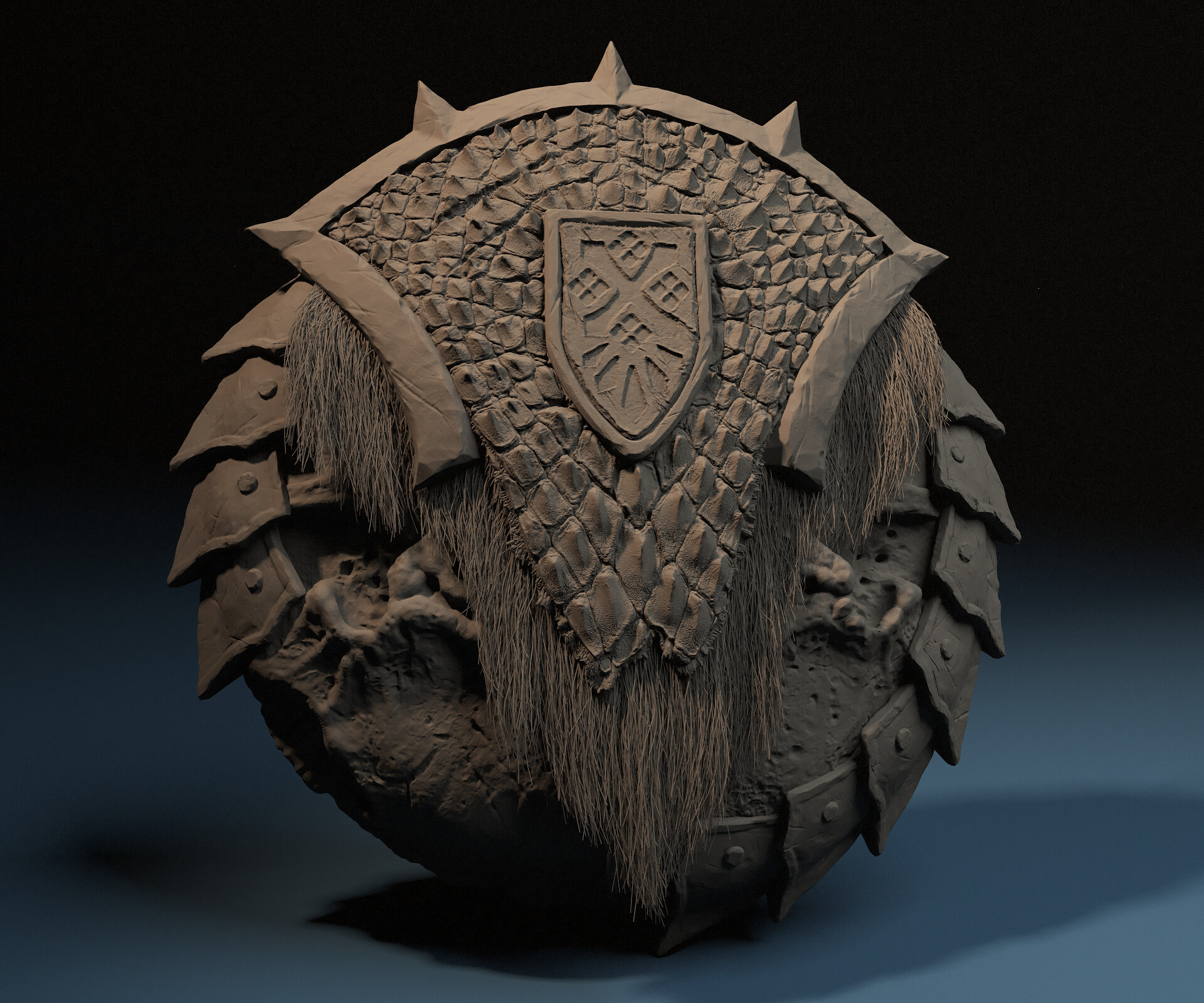 Maksym Manuilov - Shield from Monster Hunter game series (Fanart)