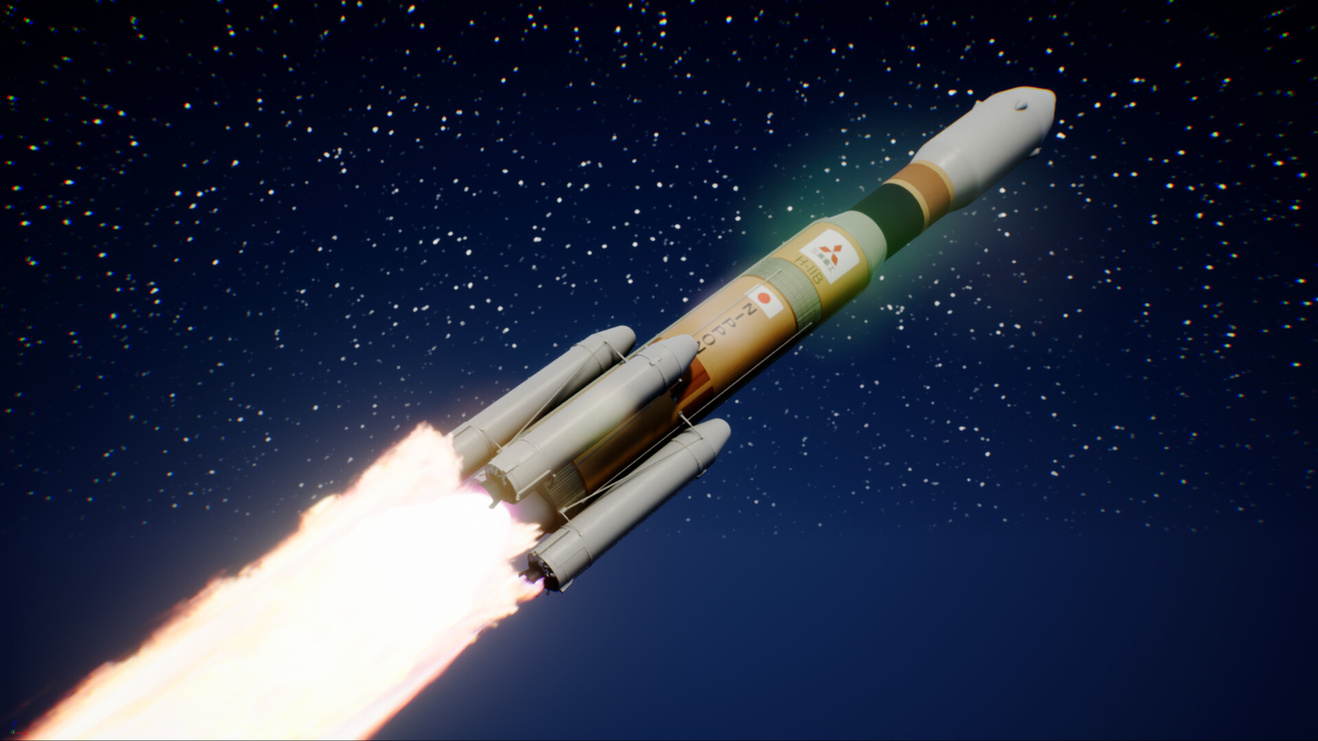 ArtStation - HII-B rocket