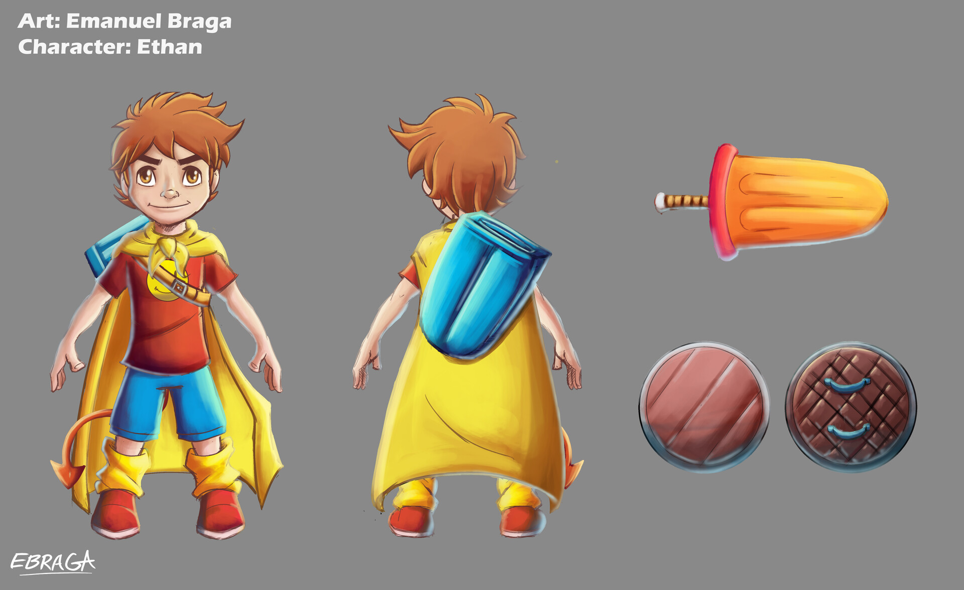 ArtStation - Ethan Model Sheet