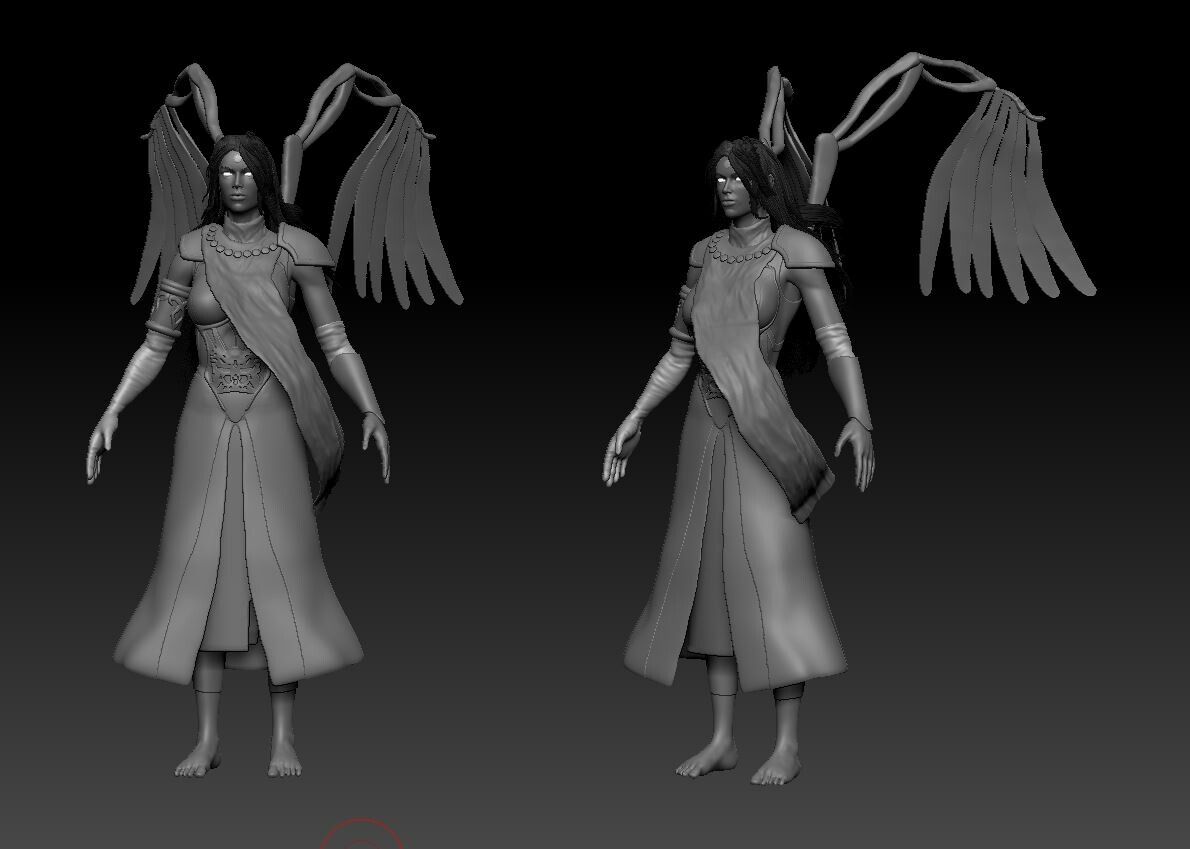 Rémi BOYER - Work In Progress Female anatomy study