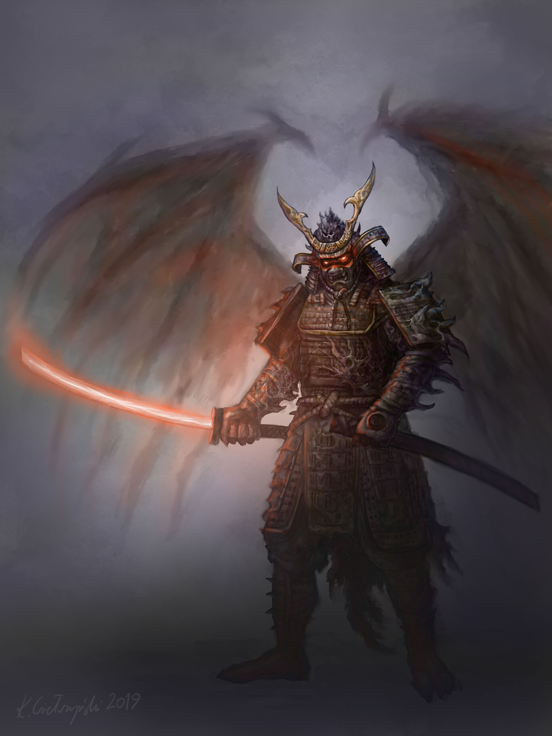 ArtStation - Samurai Demon