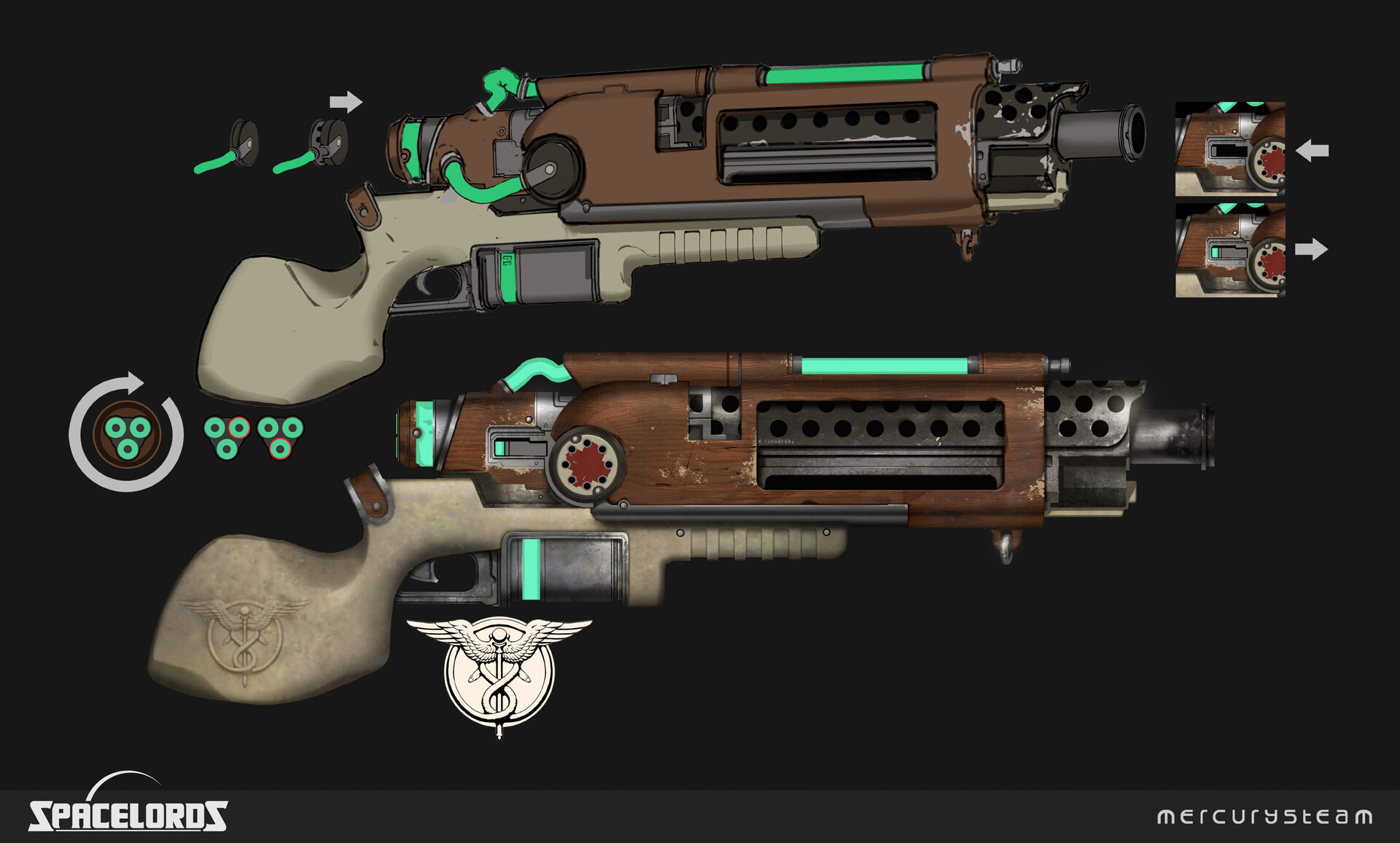 Daniel Picanço - Spacelords - Gun Concepts