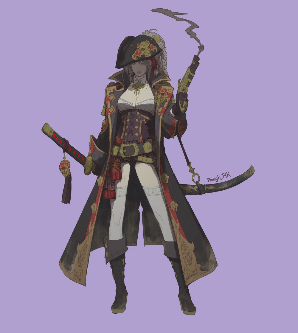 Character Concept Sketch by Heewon Kang. : r/ImaginaryCharacters