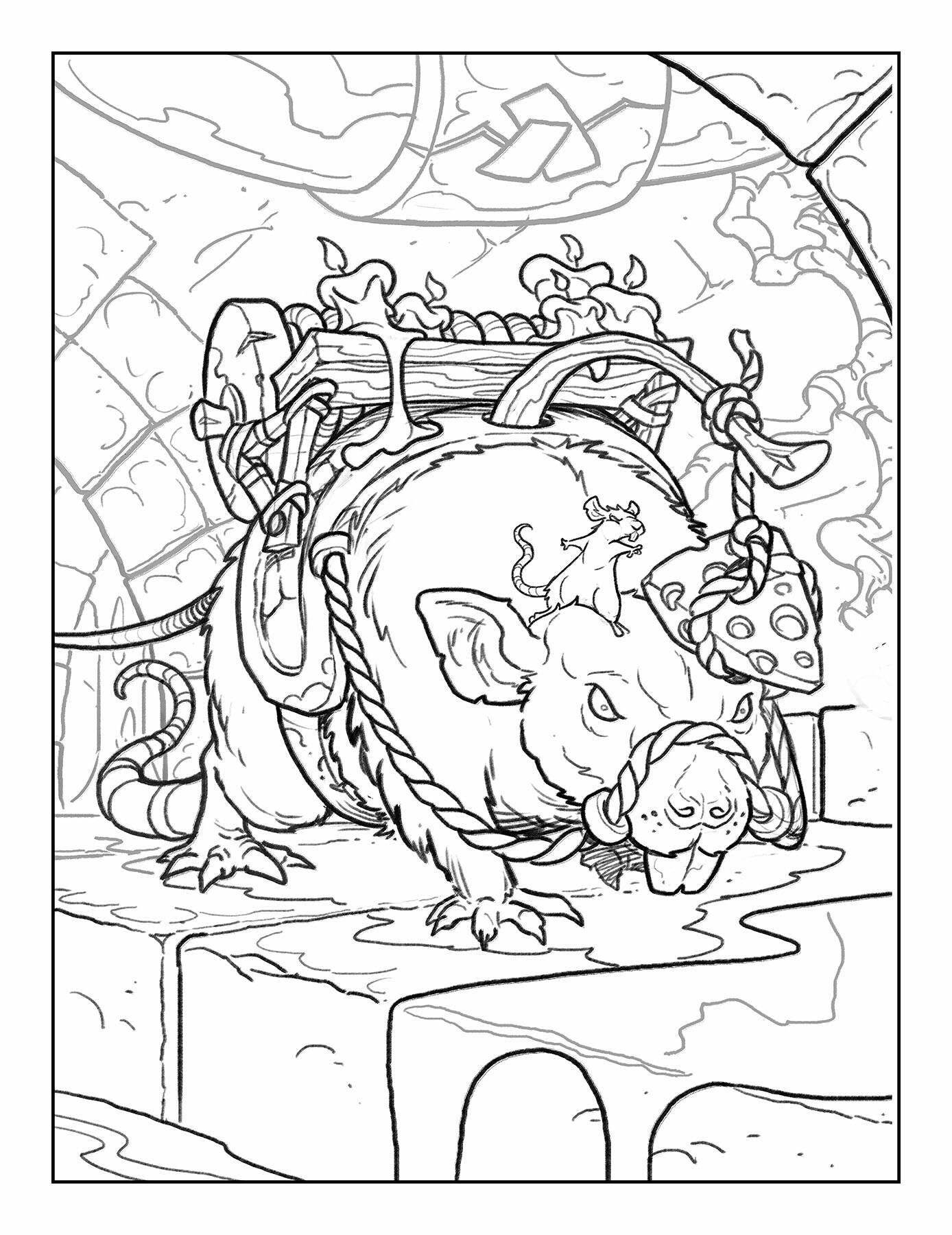 how to draw evil rats