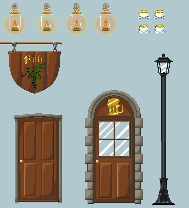 ArtStation - Pixel props