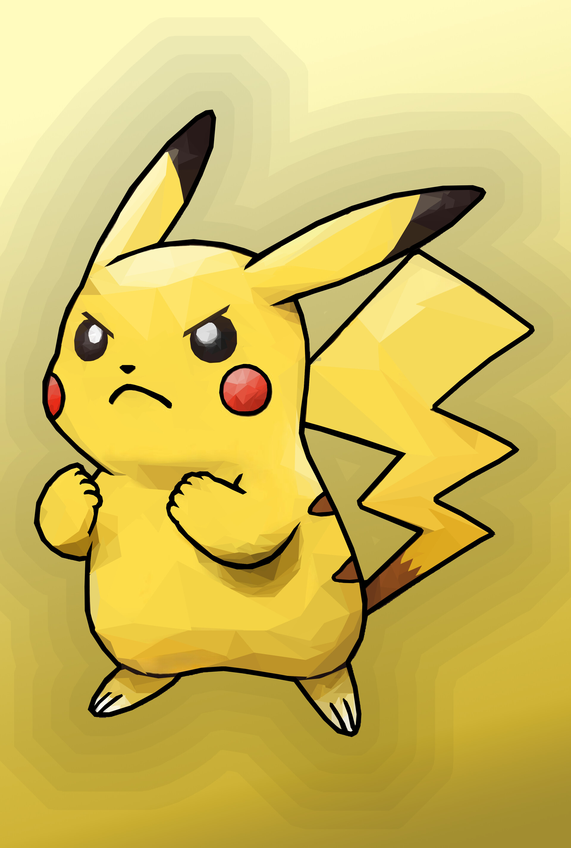 ArtStation - Pikachu Low Poly