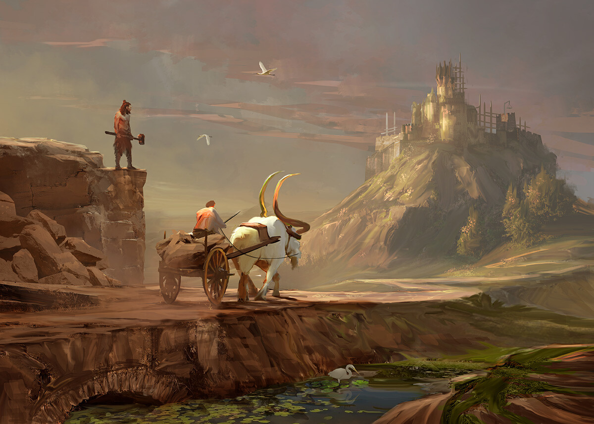 Building the Keep by Matt Forsyth : r/ImaginaryCastles