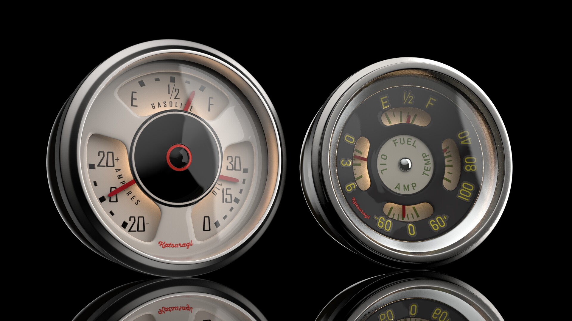 ArtStation - Old car meters