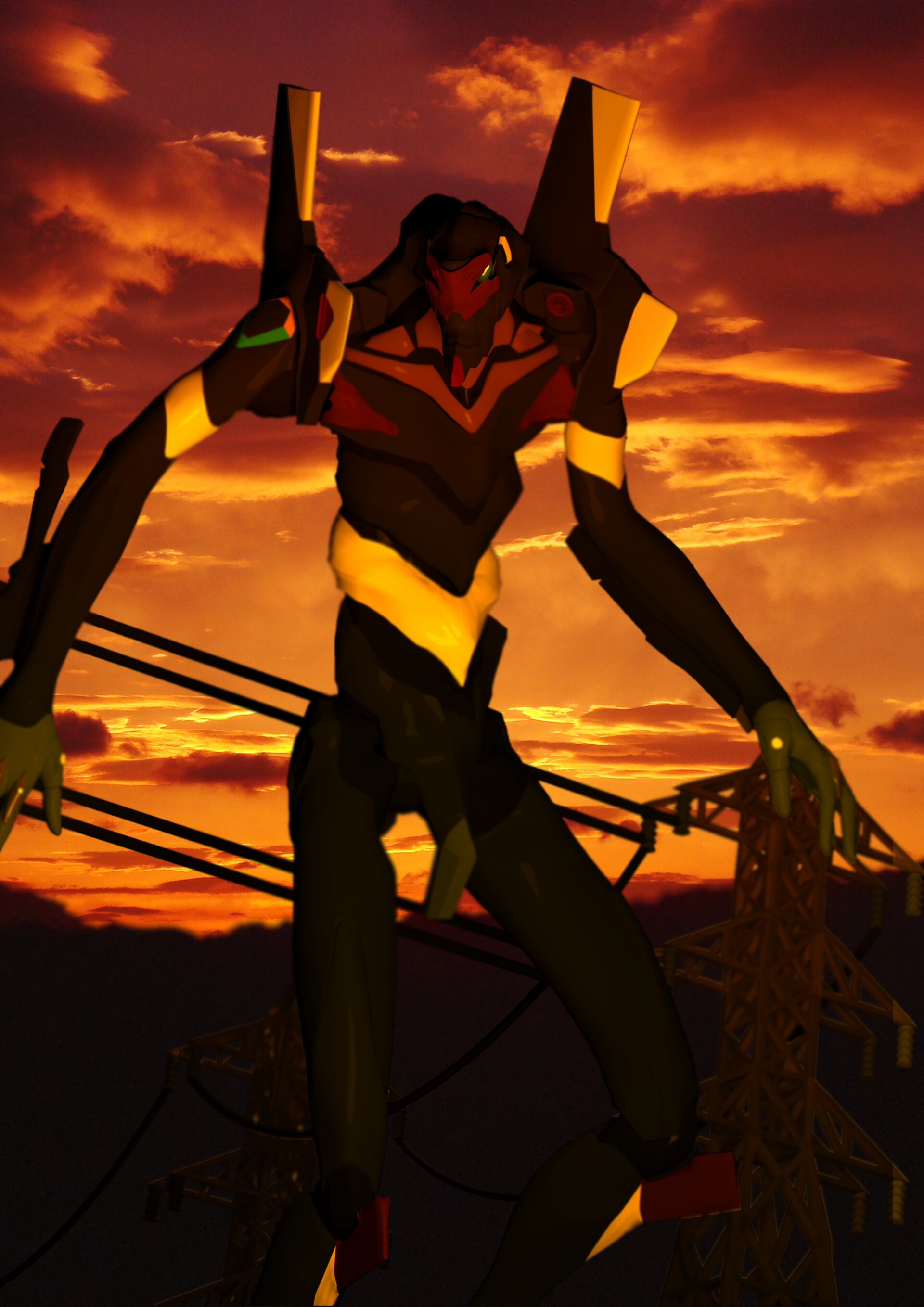 ArtStation - Evangelion Unit 3