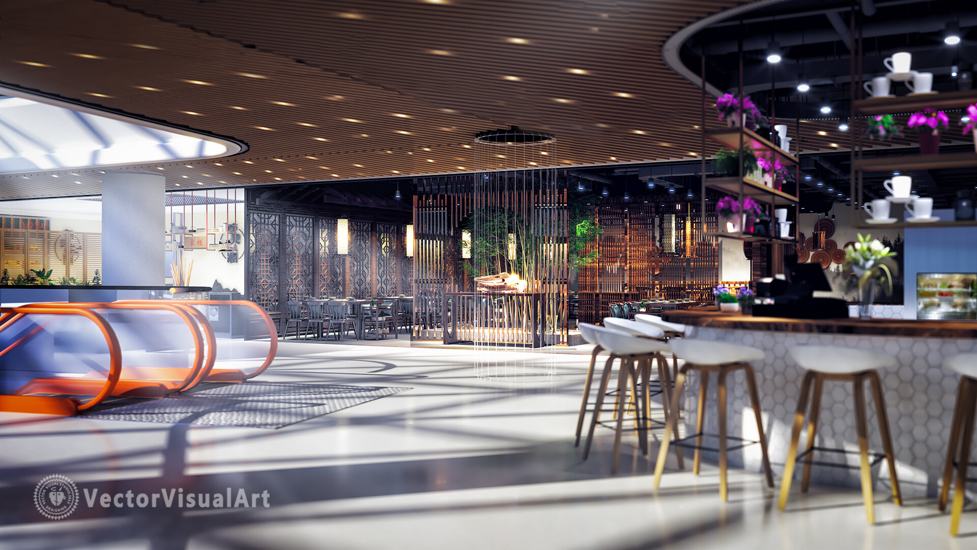 ArtStation - Shopping Center made with 3dsmax vray