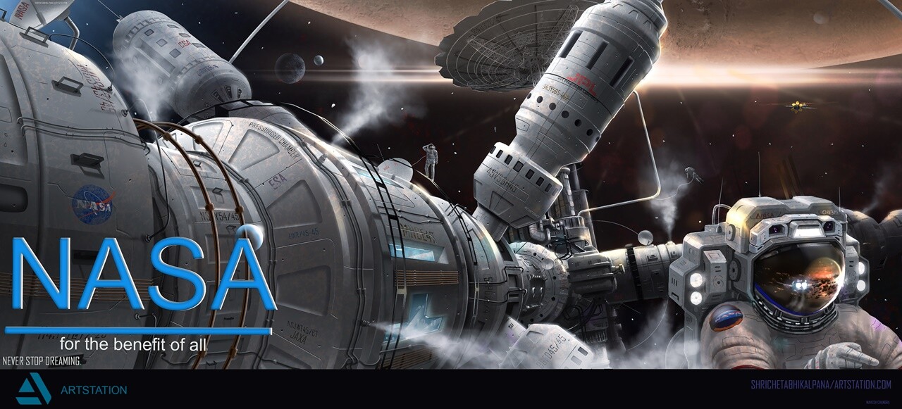 ArtStation - space station