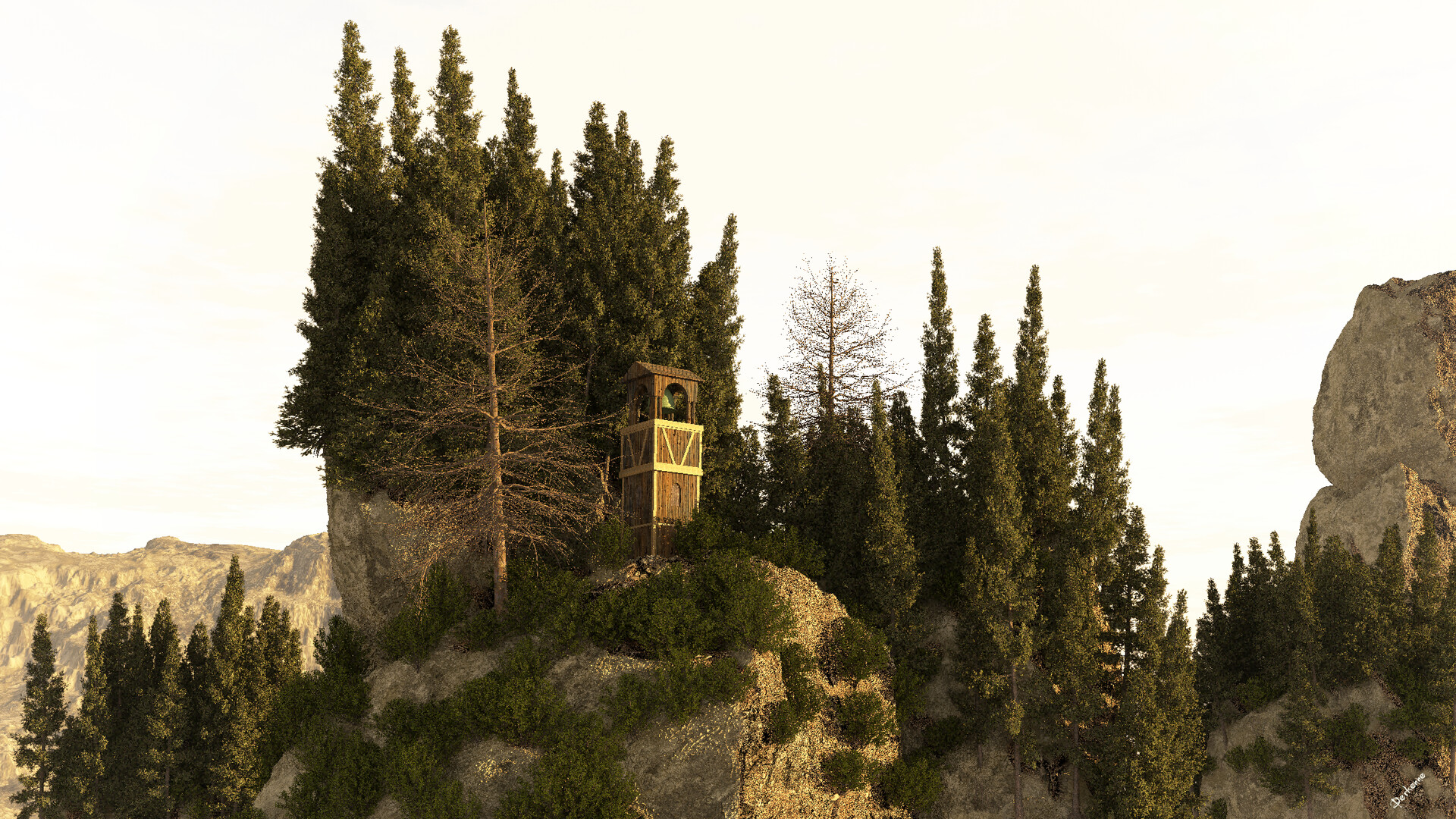 ArtStation - The watchtower