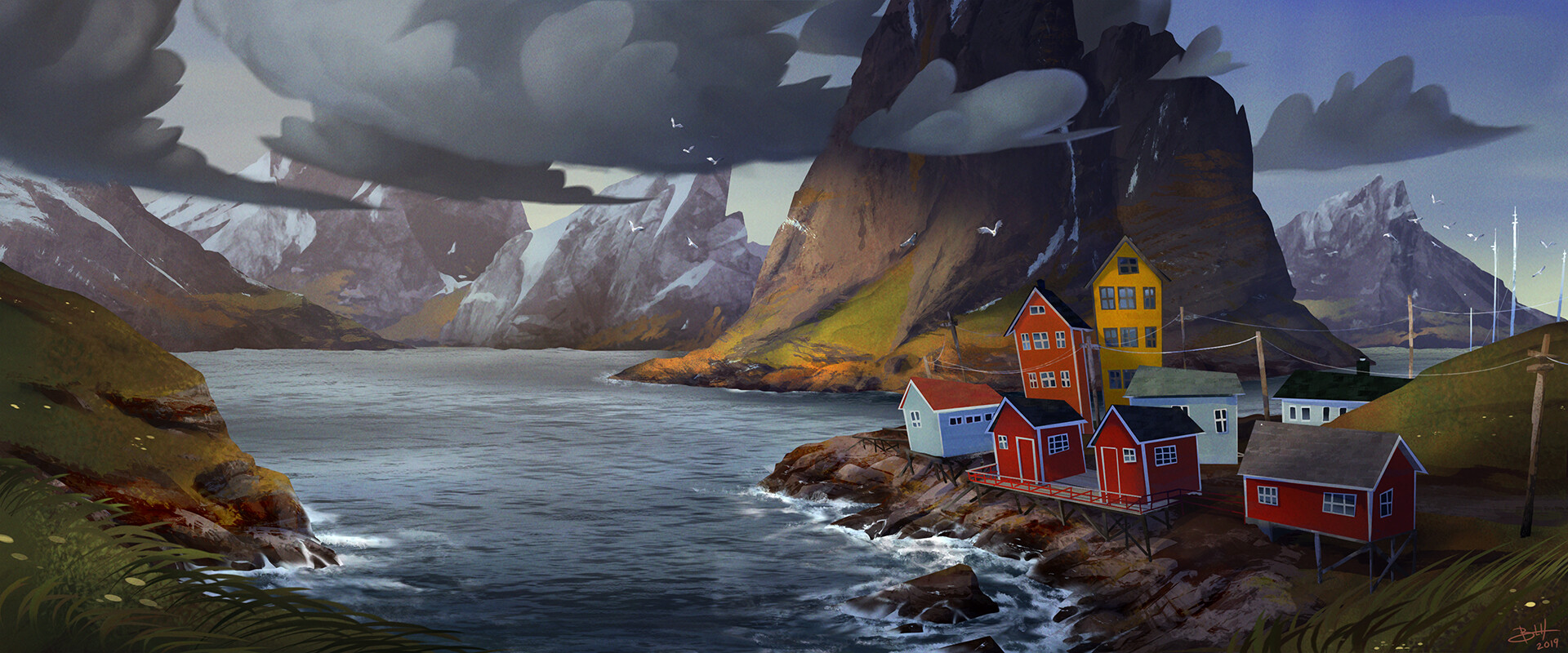 ArtStation - Environment - Seaside Village