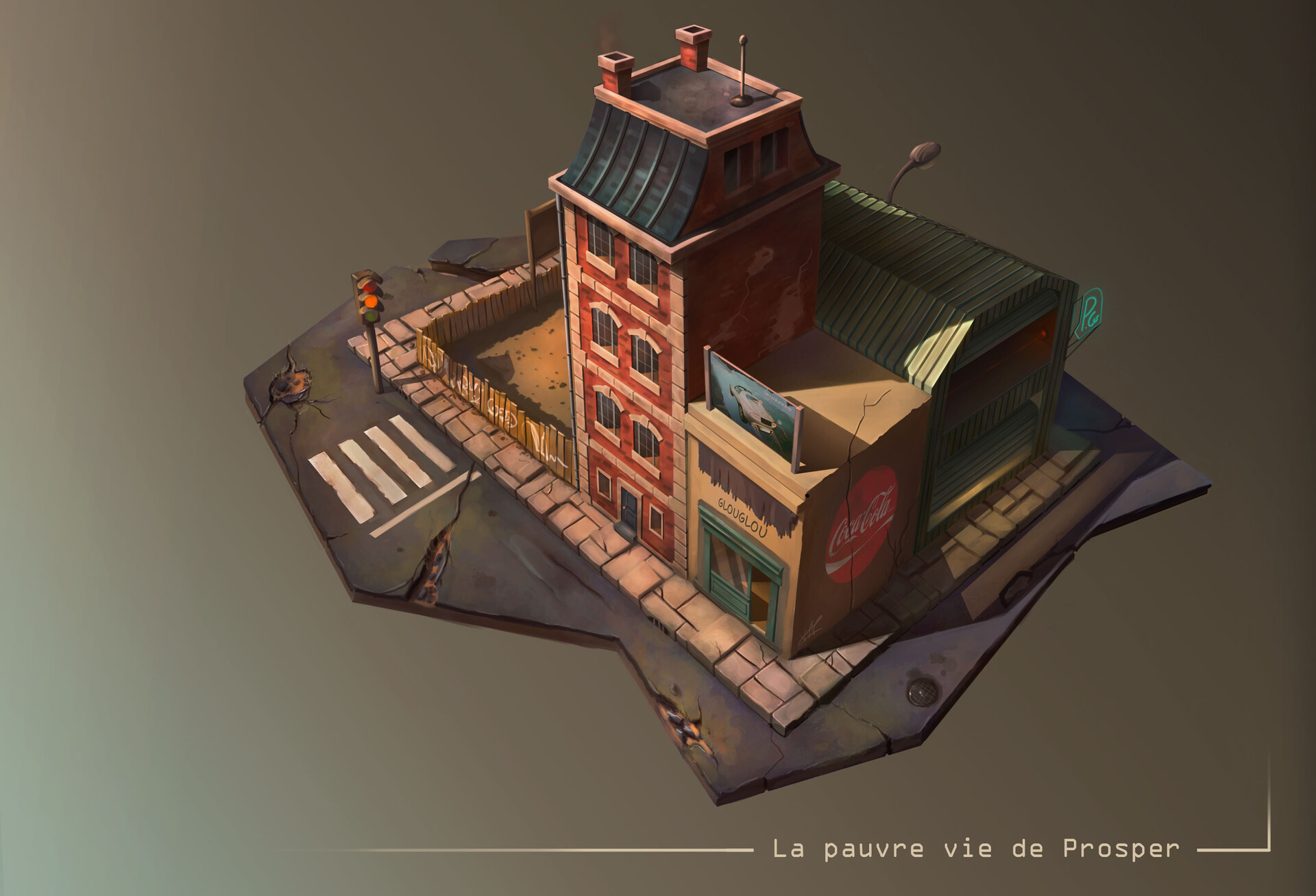 ArtStation - Prosper's House by Hugo Vaudry