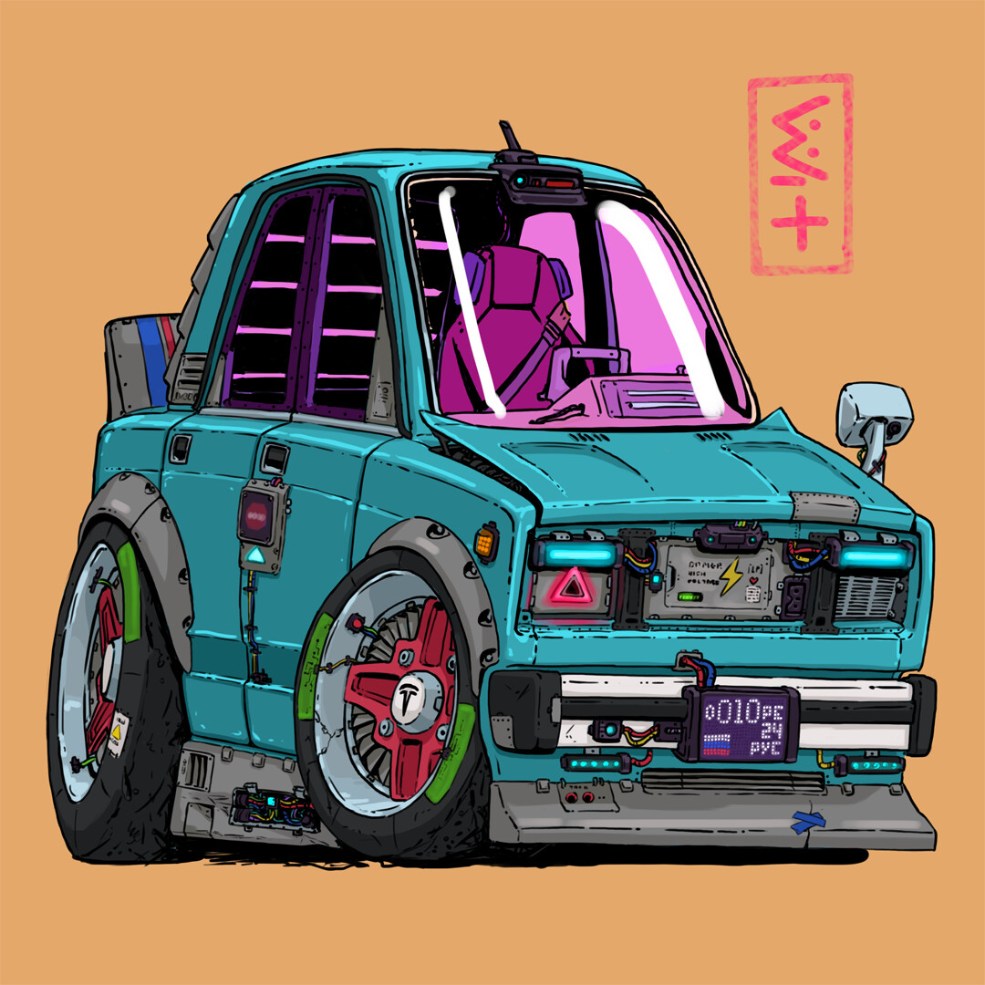 ArtStation - Cyber Lada