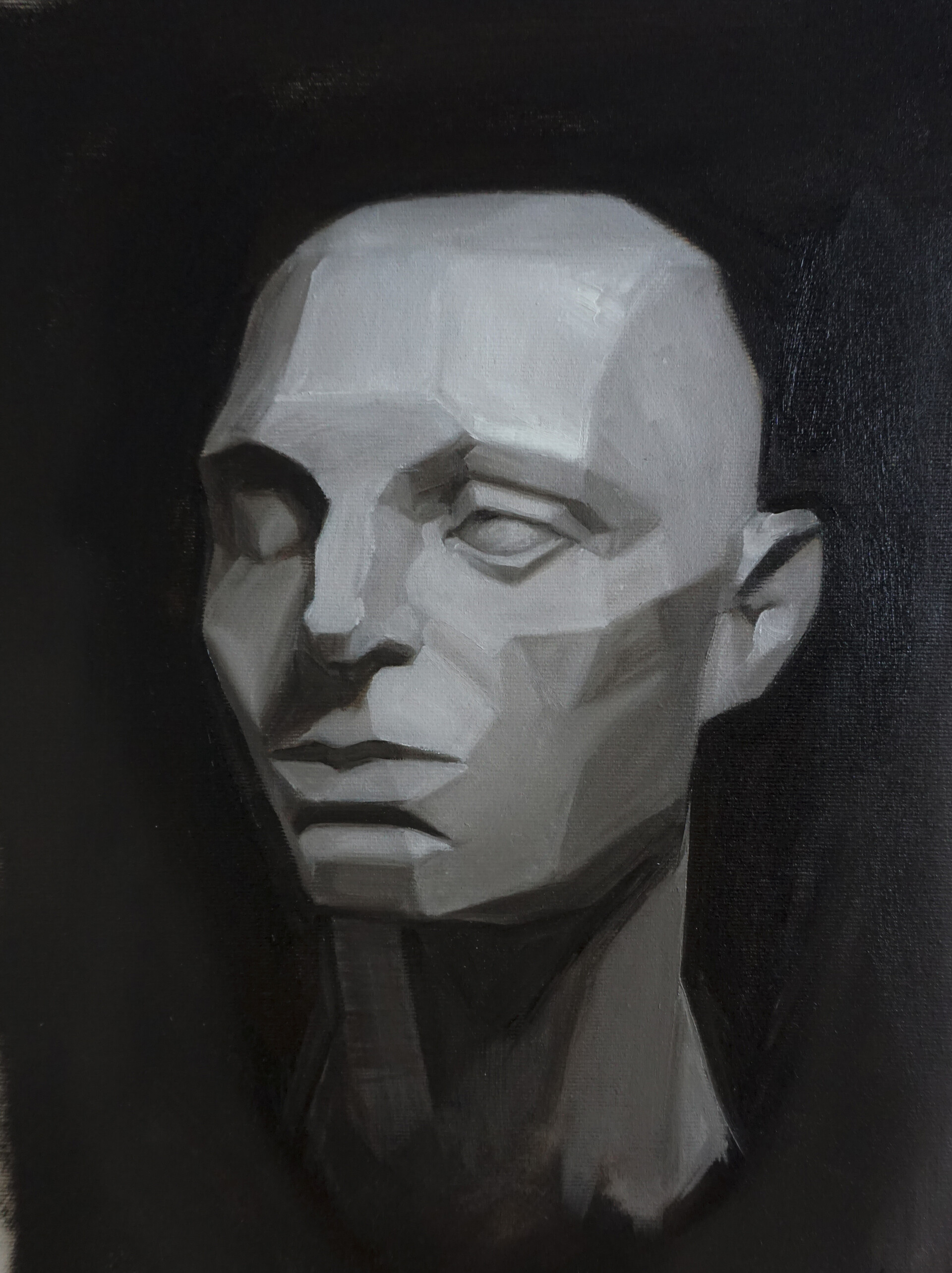 ArtStation - Value studies in Oil