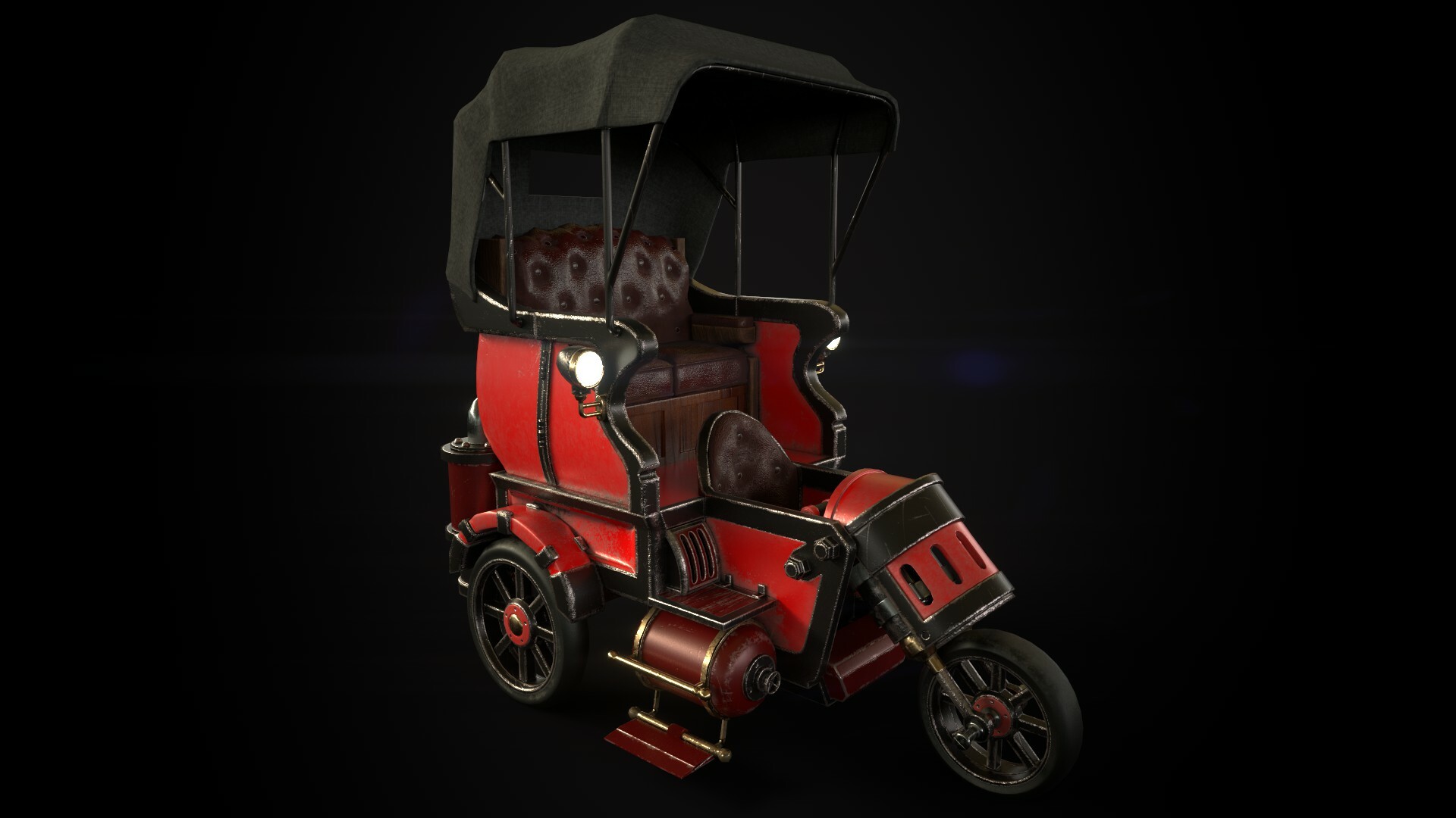 ArtStation - SteamPunk Car