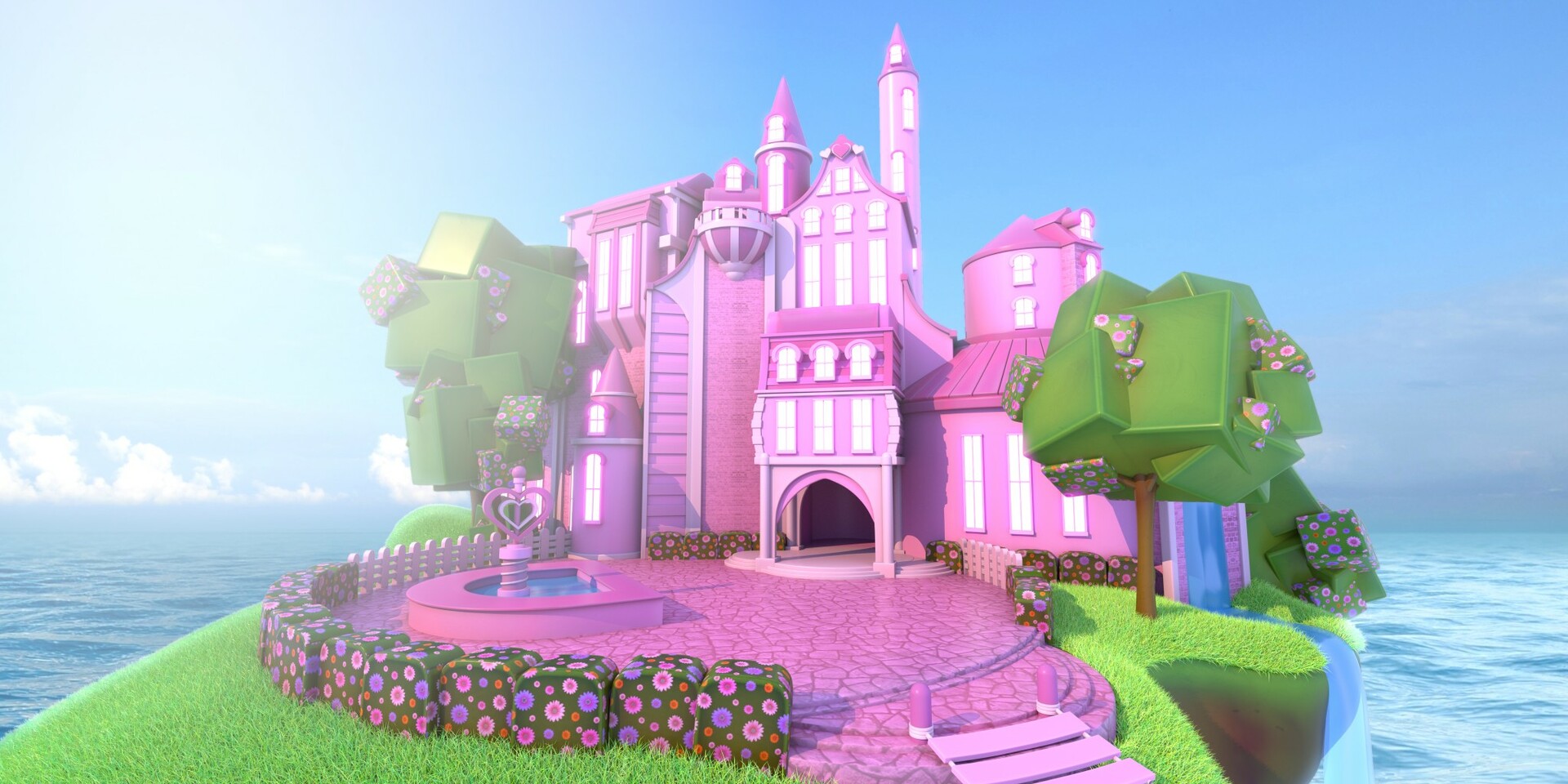 ArtStation - The fairy castle