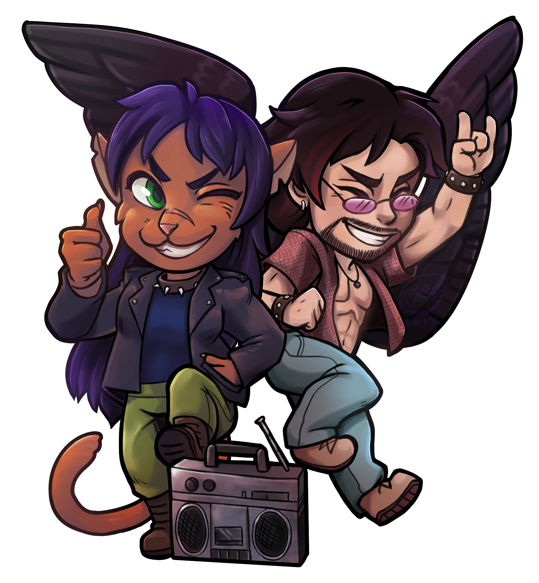 Ray A. - Chibi Character Illustrations