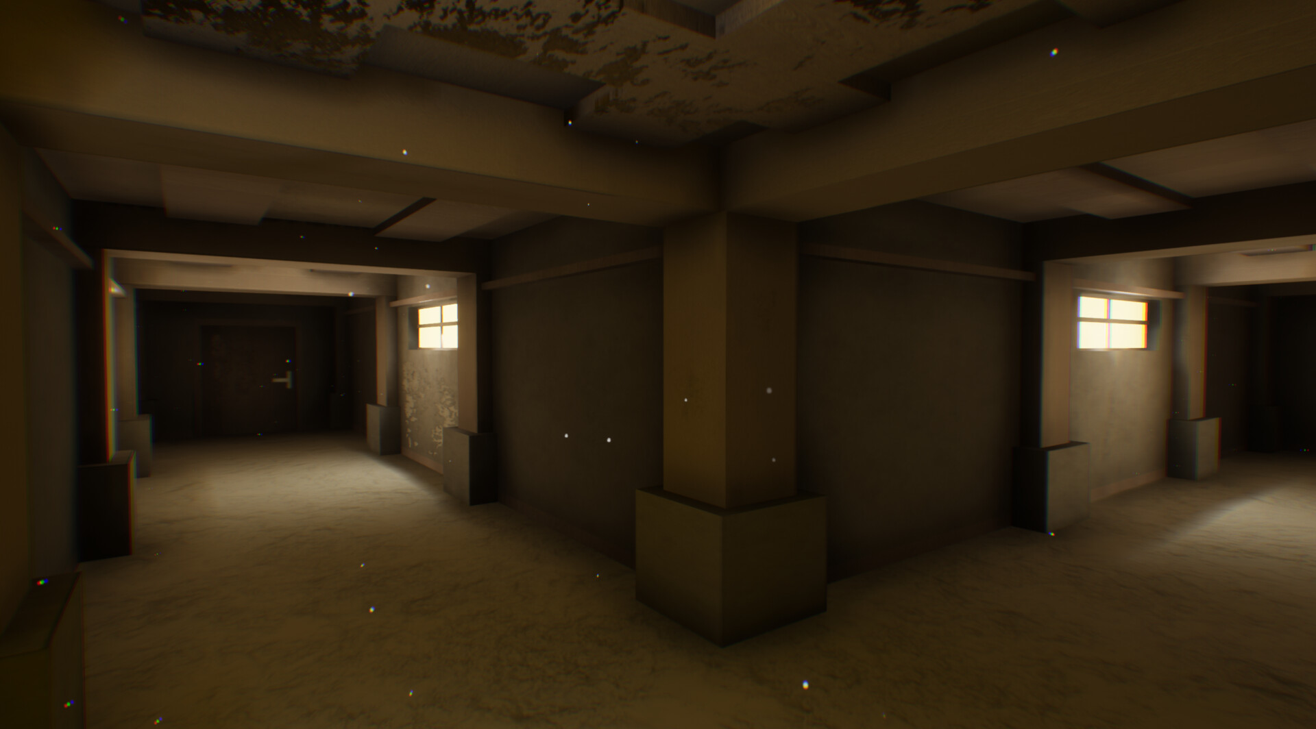 ArtStation - Underground Hallway Level Scene