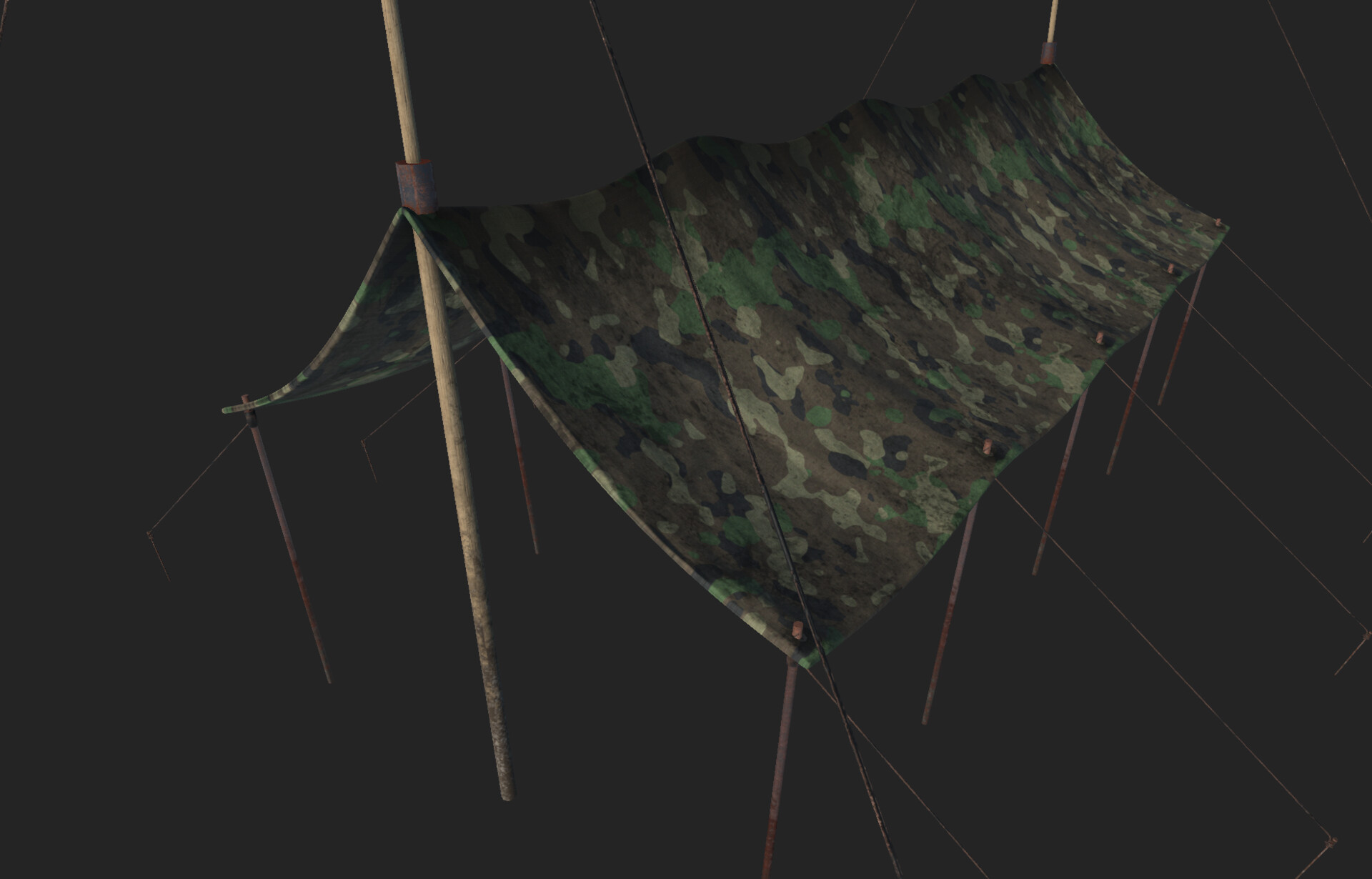 ArtStation - Military tent