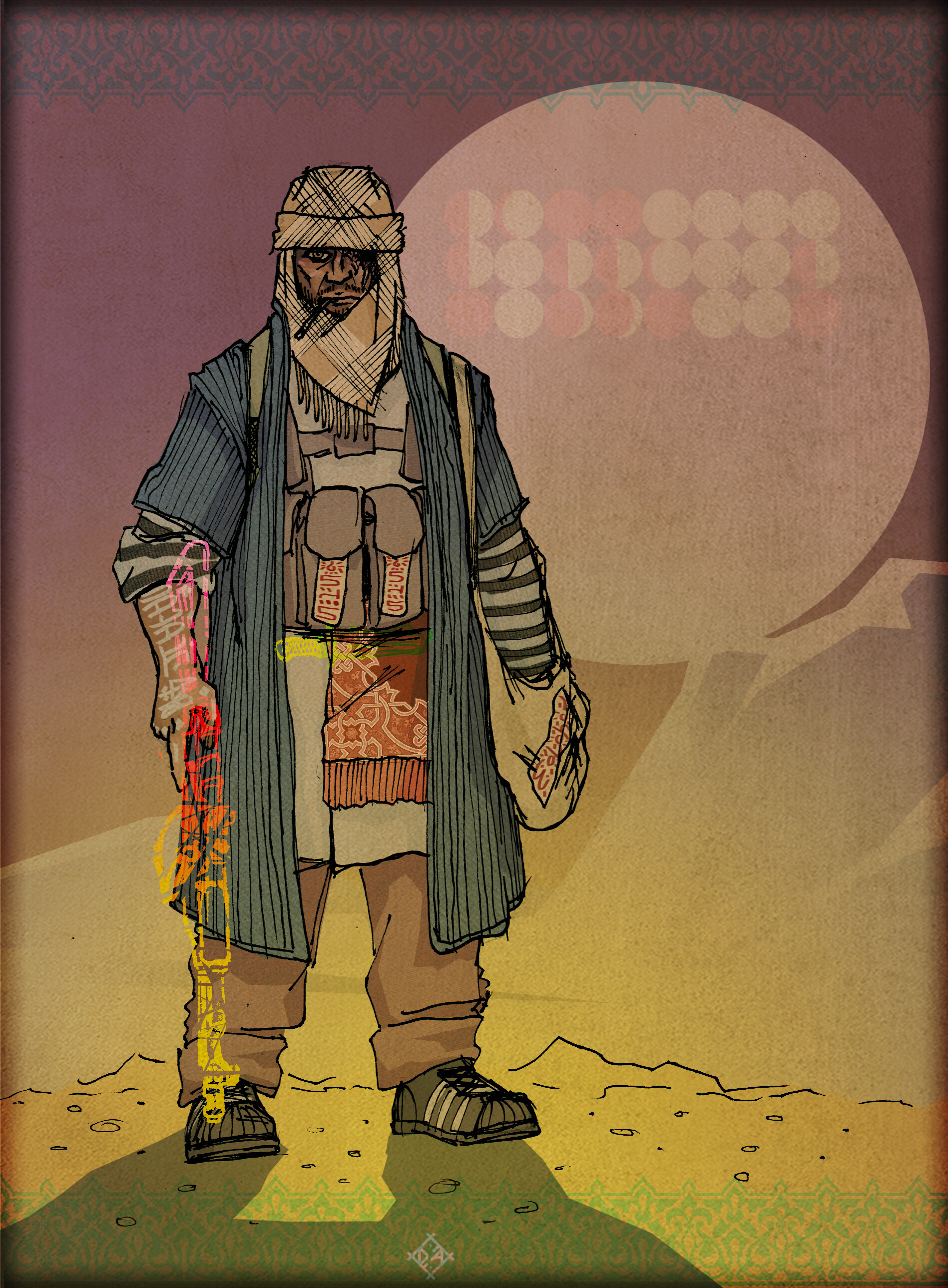 ArtStation - Russian shaman Vladislav in Afganistan