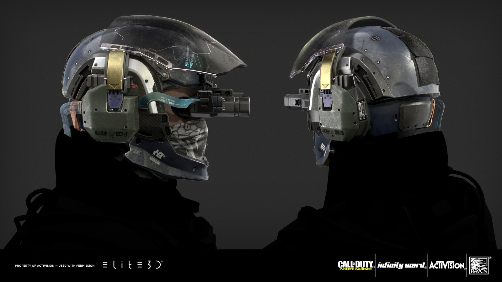 RUBEN SIGNES - Warfighter Helmet - Call of Duty Infinite Warfare