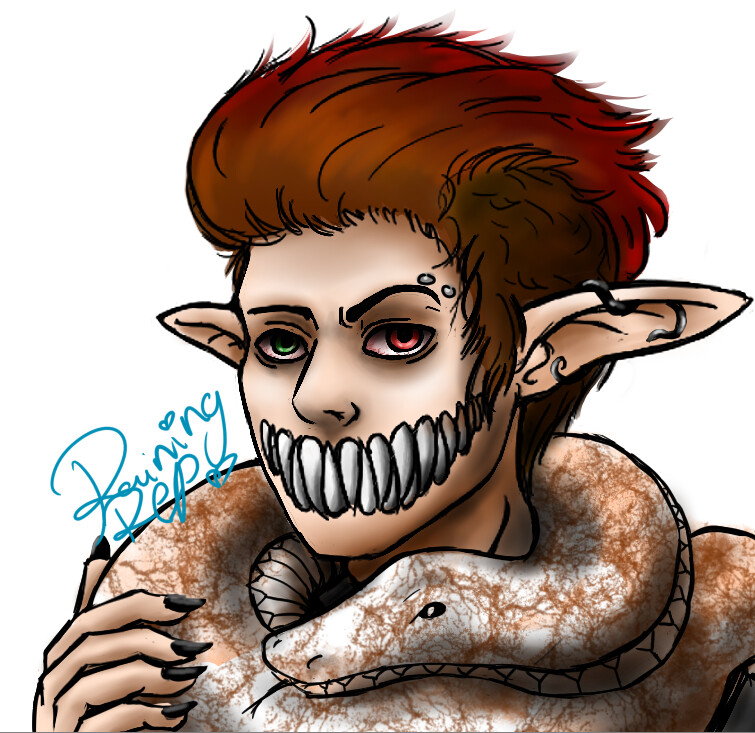 ArtStation - Monster Snake Boy