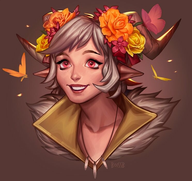 ArtStation - Happy Tiefling