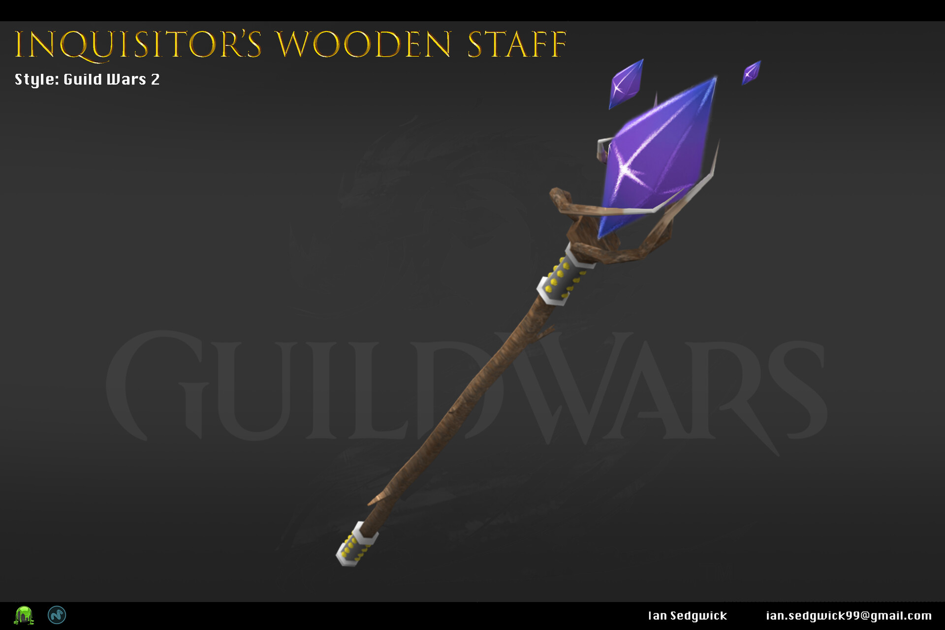 ArtStation - Inquisitor's Wooden Staff