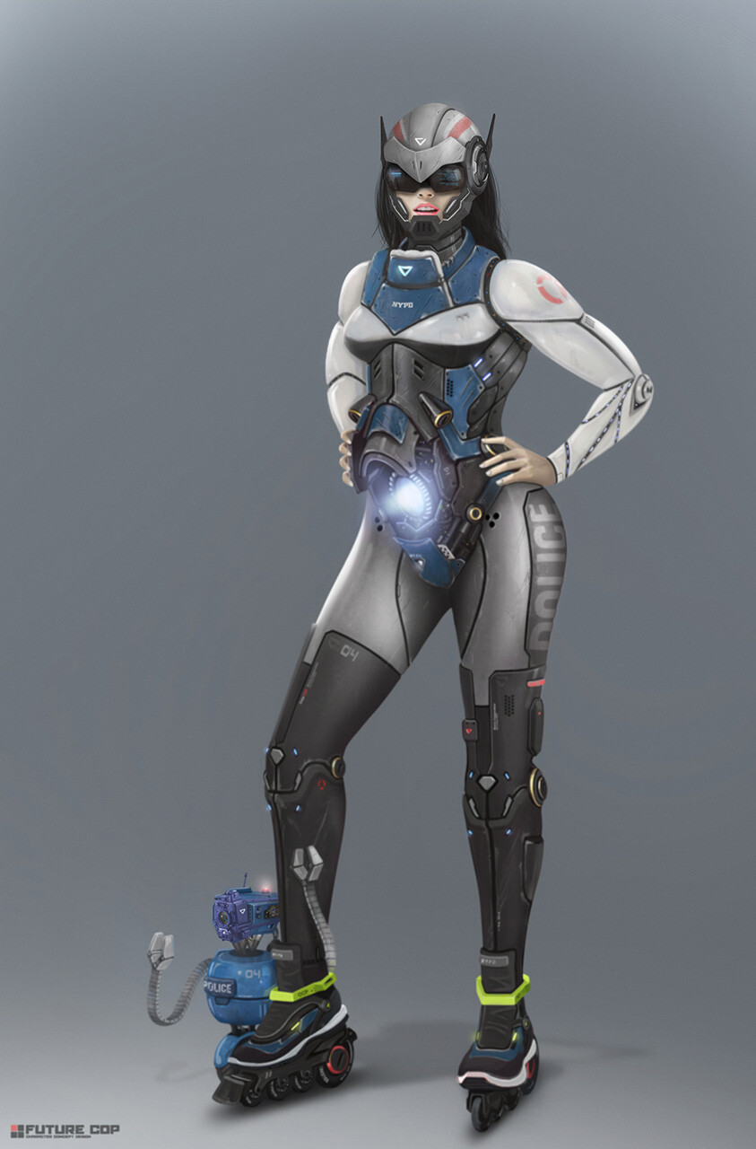 Do Cho - "Future Cop" Character Design