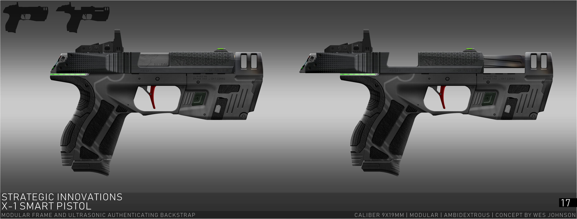 ArtStation - Strategic Innovations X-1 Smart Pistol