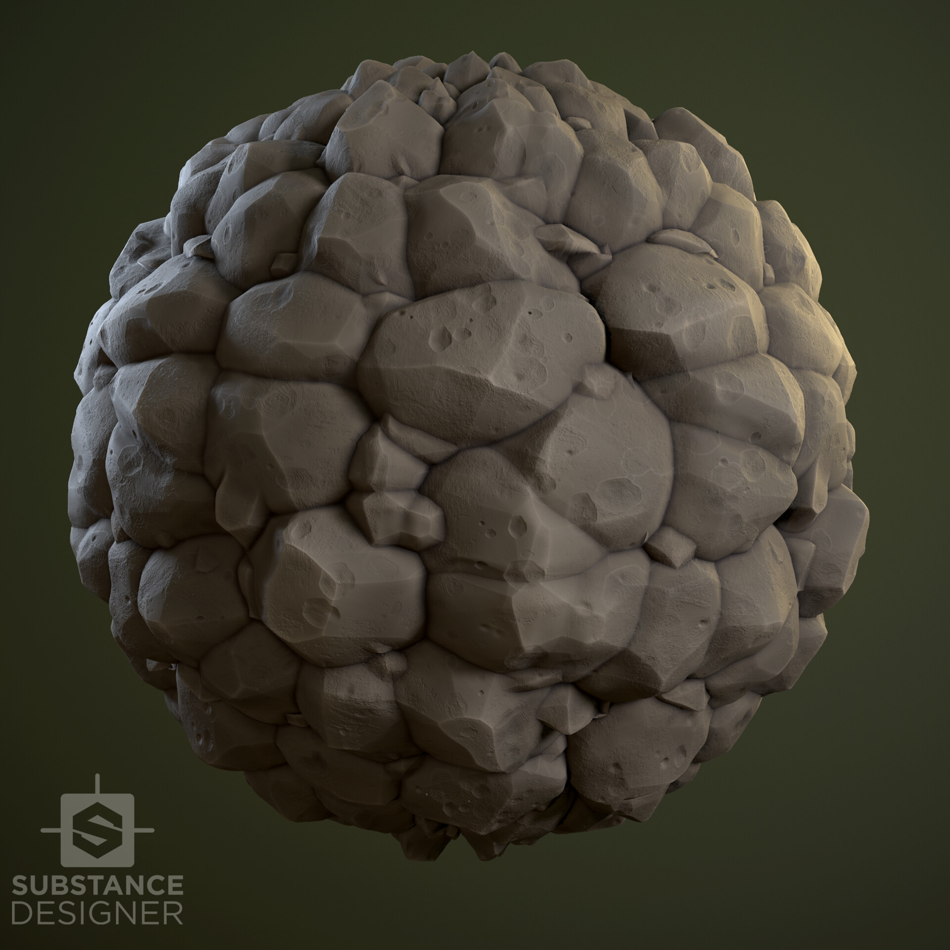 ArtStation - Stylized Rock Study