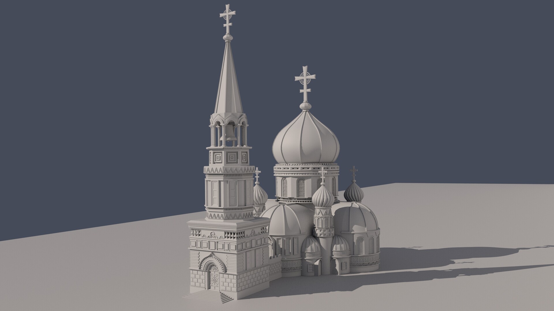 ArtStation - A Russia style temple