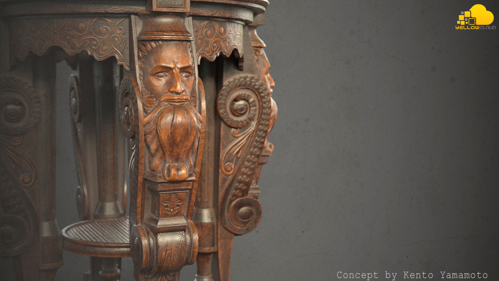 ArtStation - Wooden_Table- Game Art