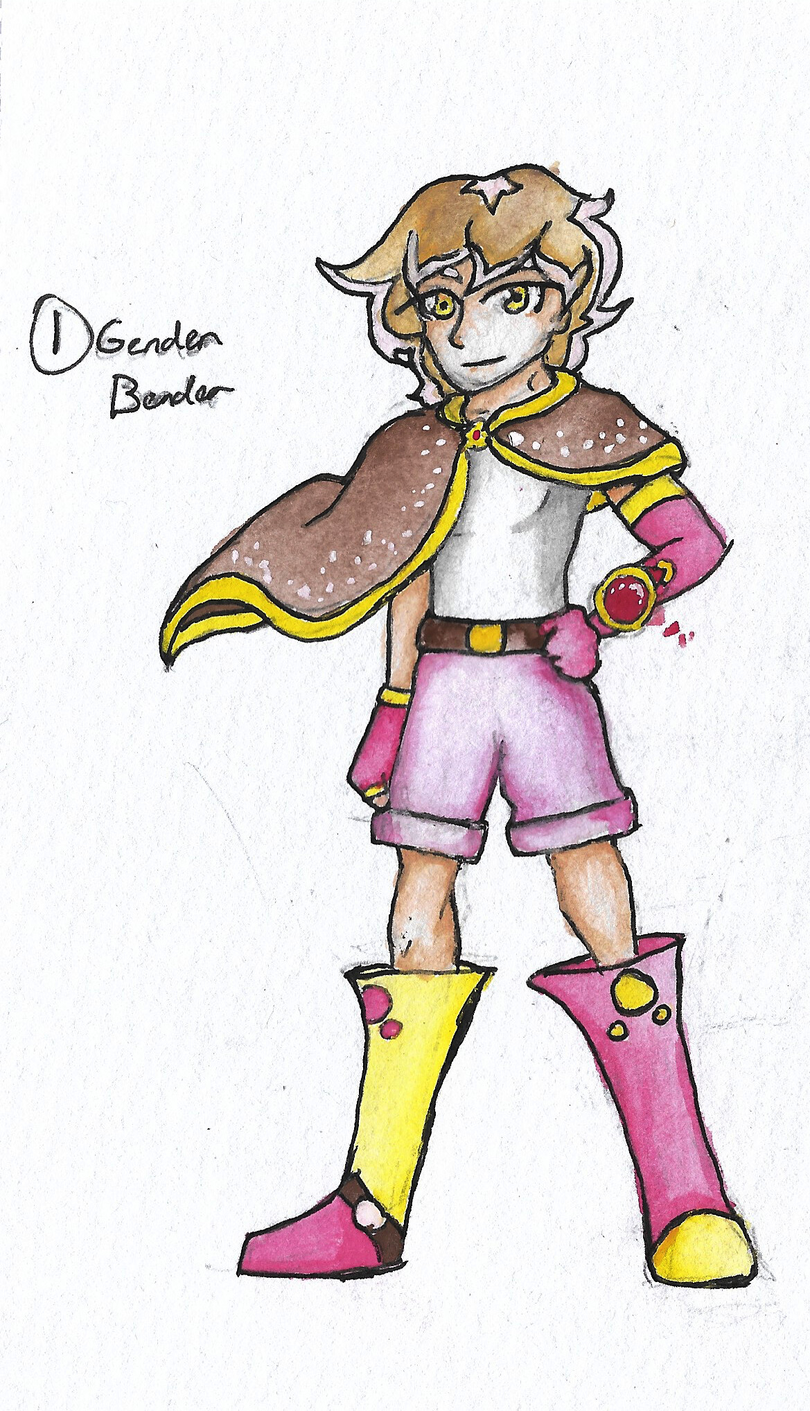 ArtStation - OC Doodle - Gender bent