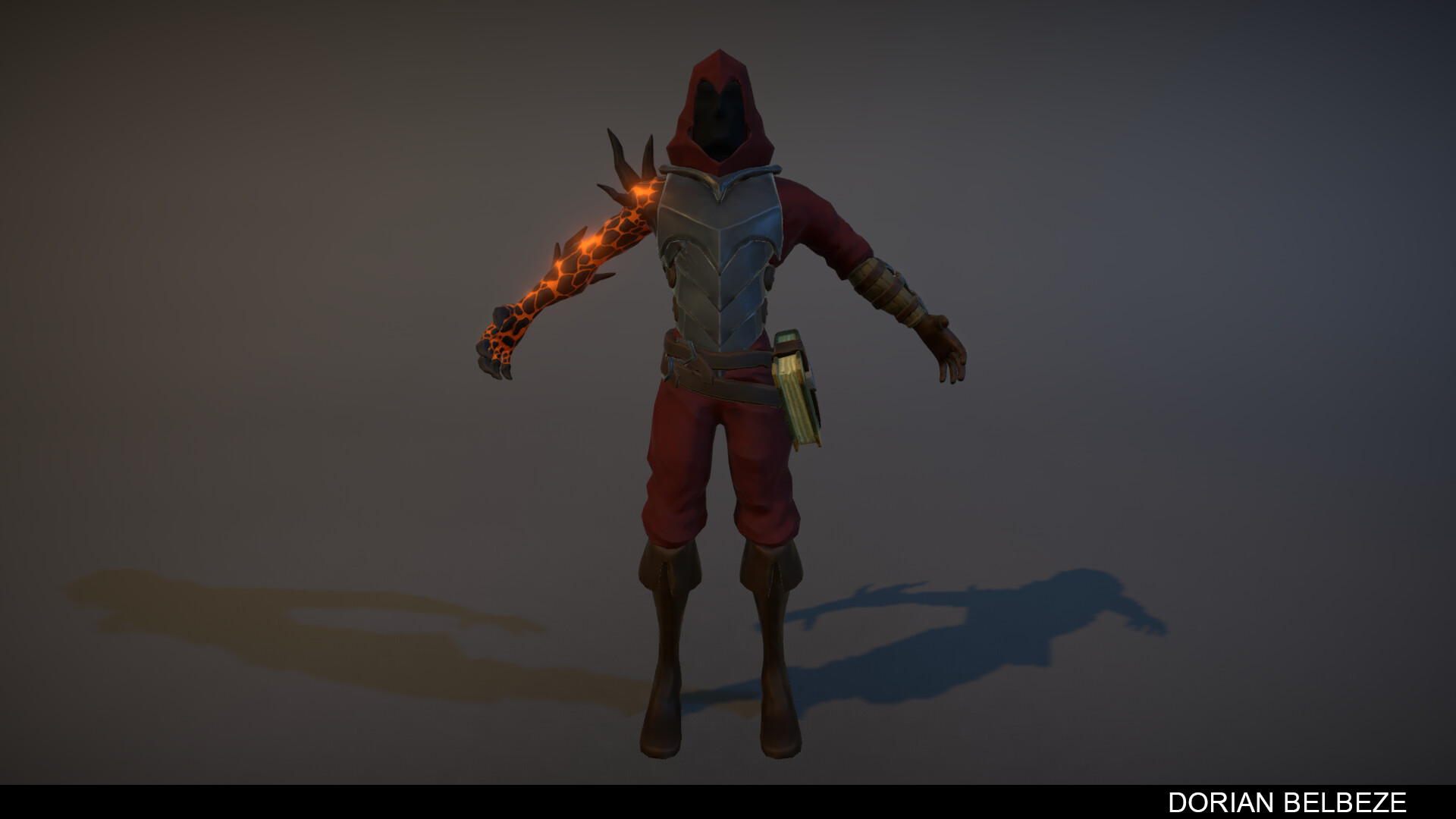 ArtStation - Stylised mage warrior (WIP)